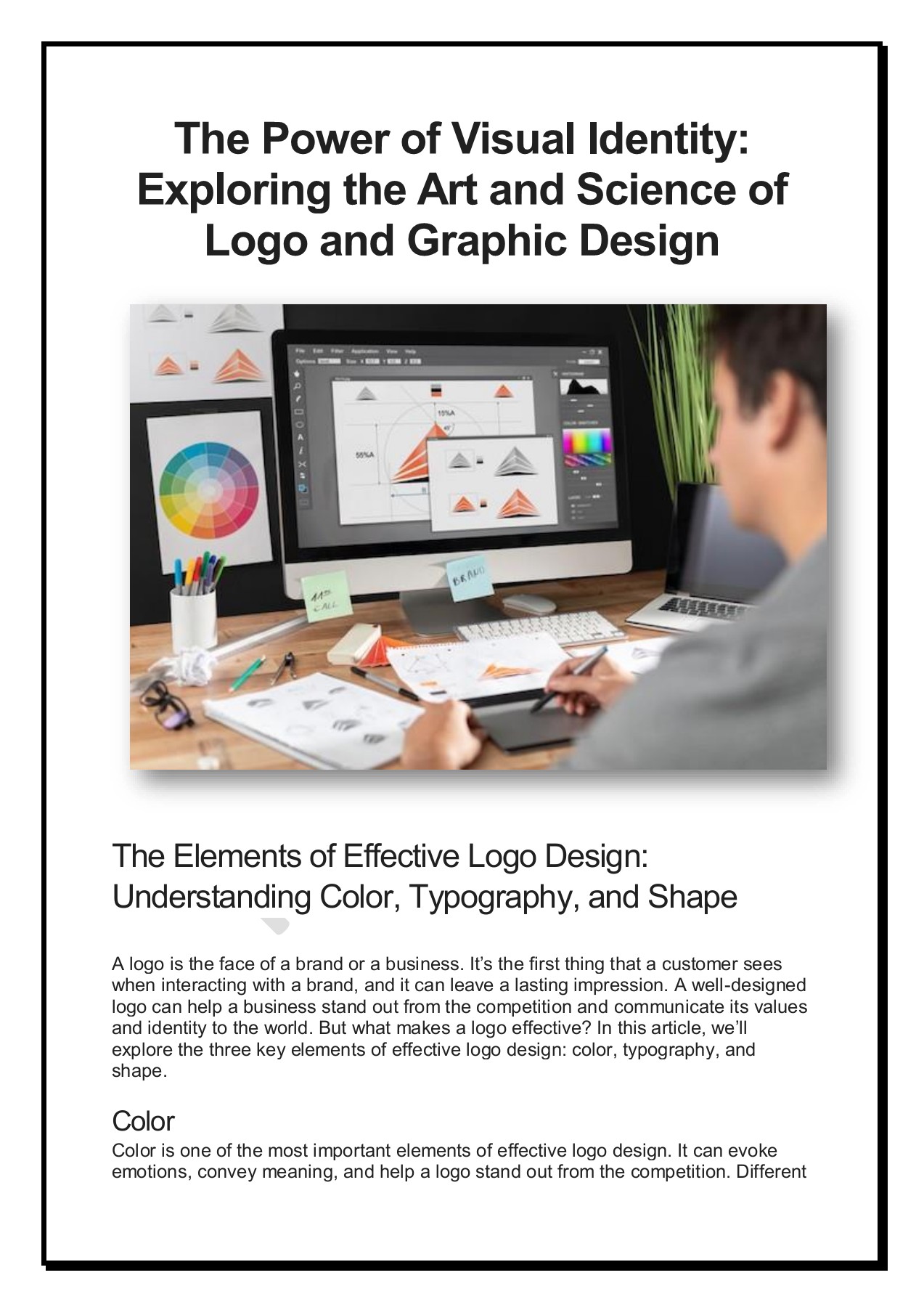 The Power of Visual Identity: Exploring the Art and Science of Logo and ...