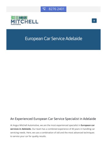 European Car Service Adelaide - Mitchell Automative - Page 1 - 6 | Flip ...