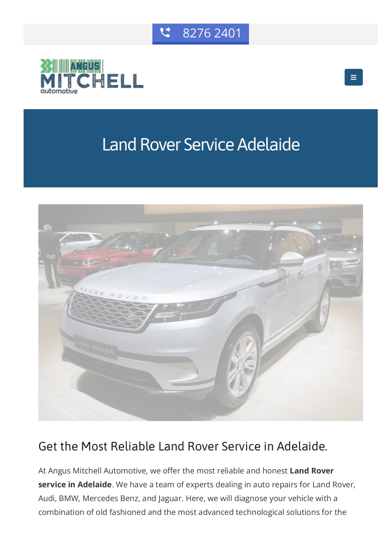 Land Rover Service Adelaide - Mitchell Automative - Page 1 - 6 | Flip ...