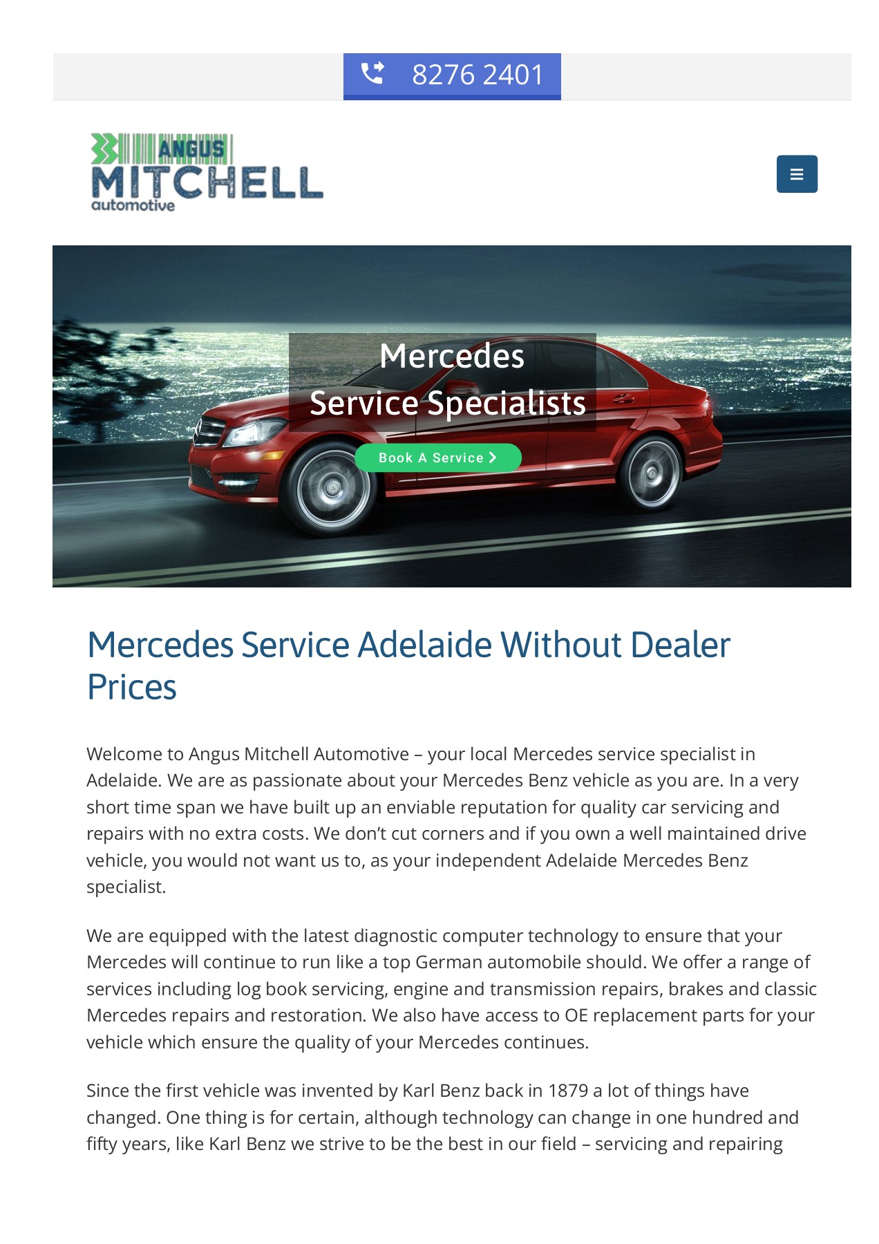 Mercedes Service Adelaide - Mitchell Automative - Page 1 - 6 | Flip PDF ...