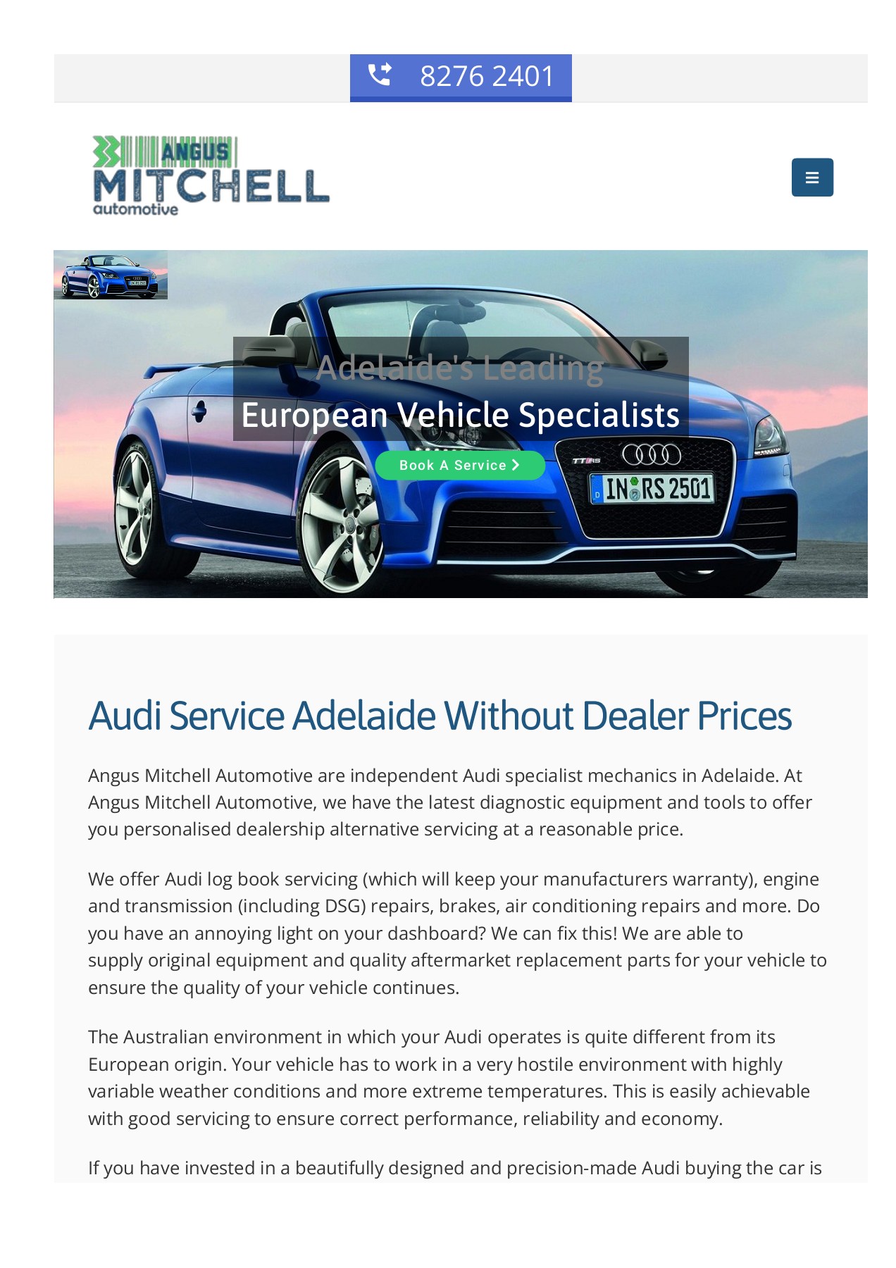 Audi Service Adelaide - Mitchell Automative - Page 1 - 7 | Flip PDF ...