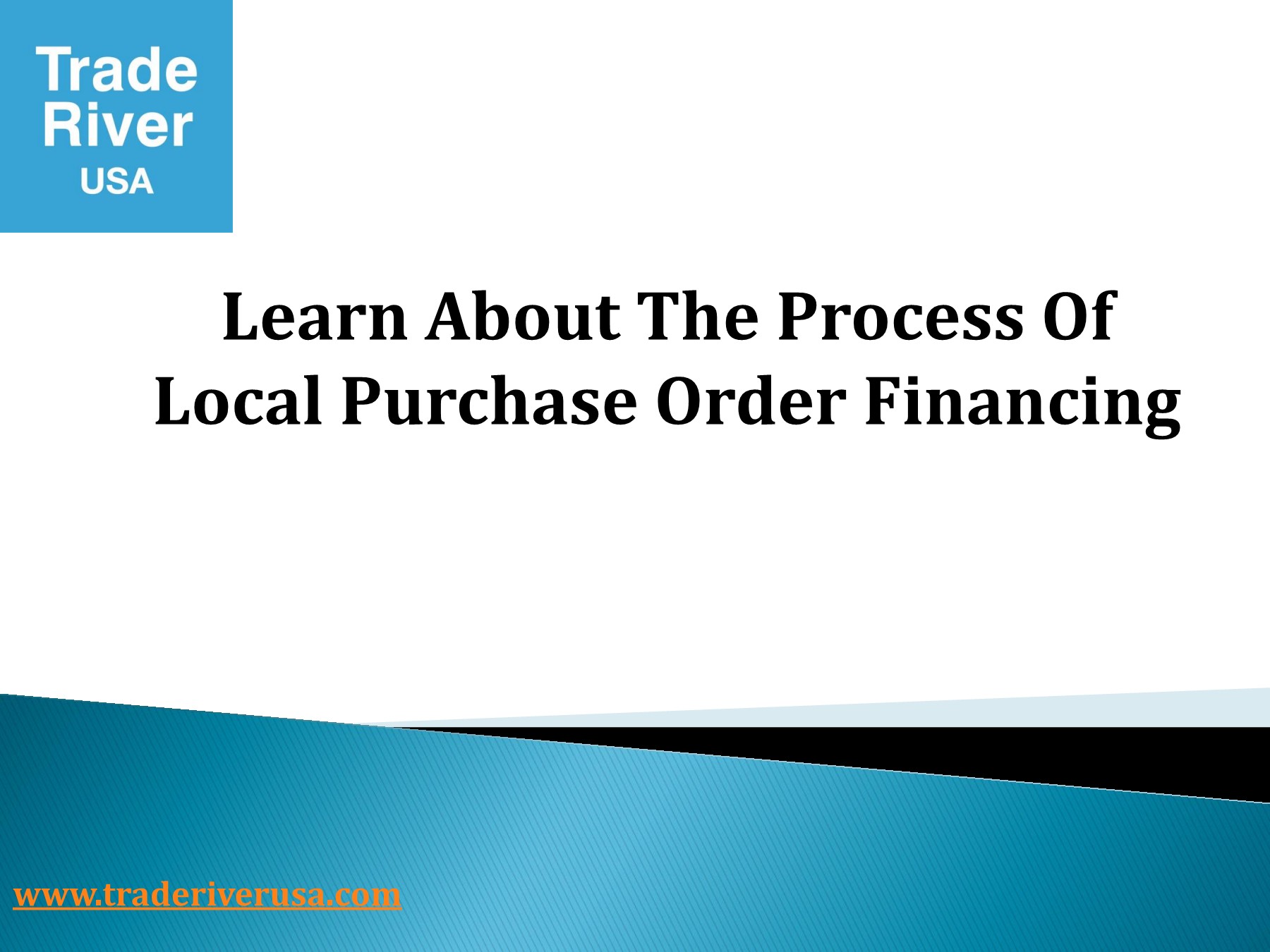 Local Purchase Order Financing - TradeRiver USA Inc - Page 1 - 6 | Flip ...