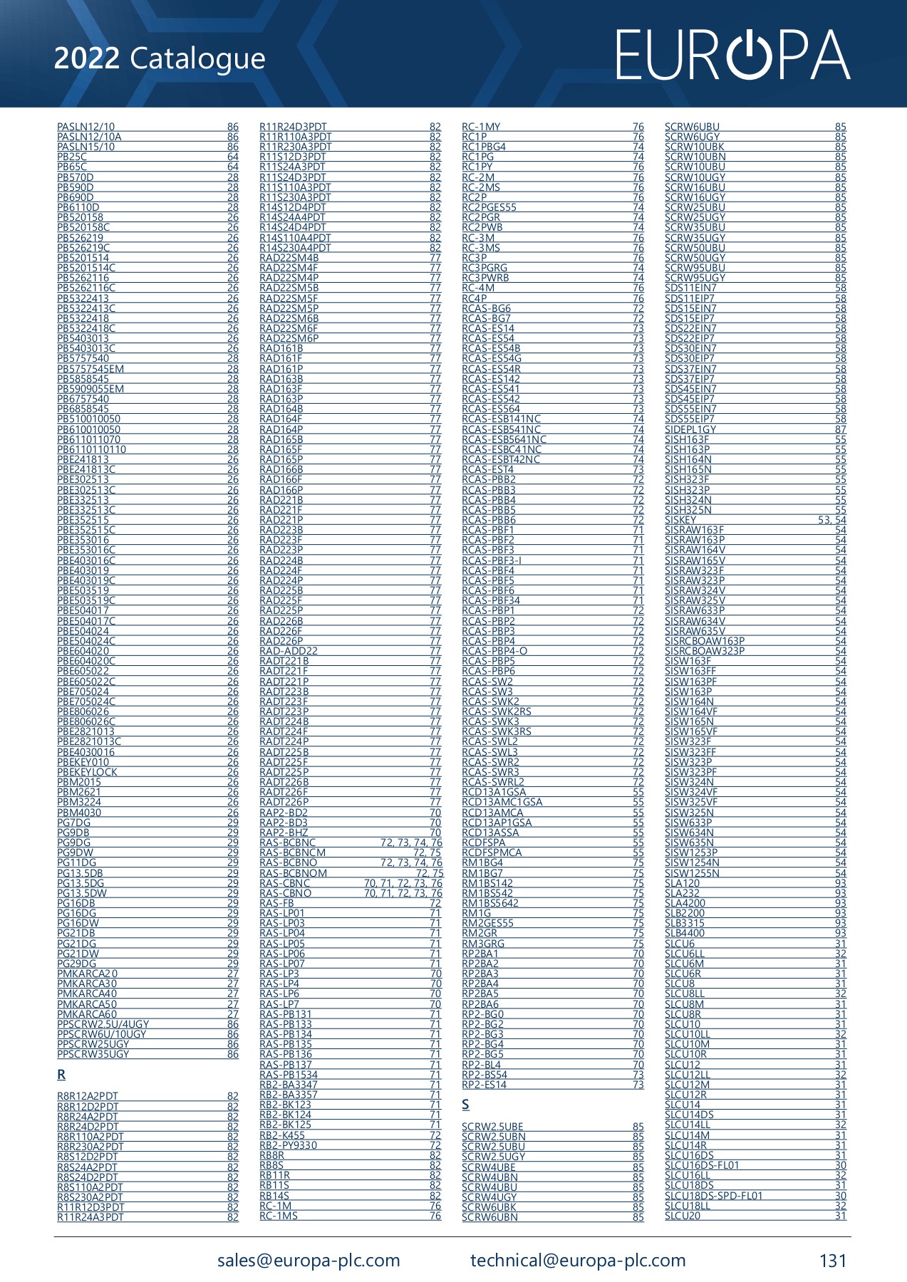 Europa 2022 Catalogue - marketing - Page 133 | Flip PDF Online | PubHTML5