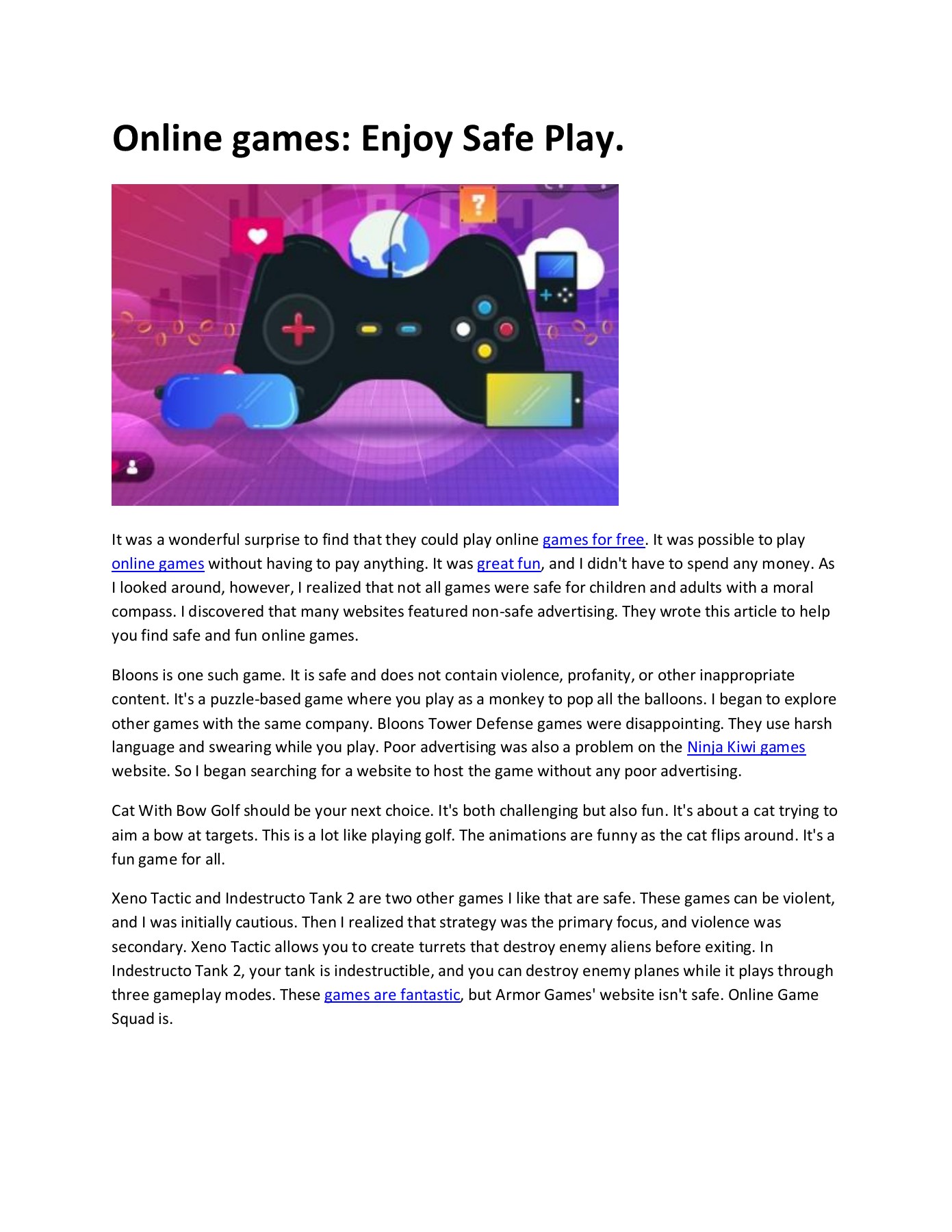 Online games - brendascheffler35 - Page 1 - 1 | Flip PDF Online | PubHTML5