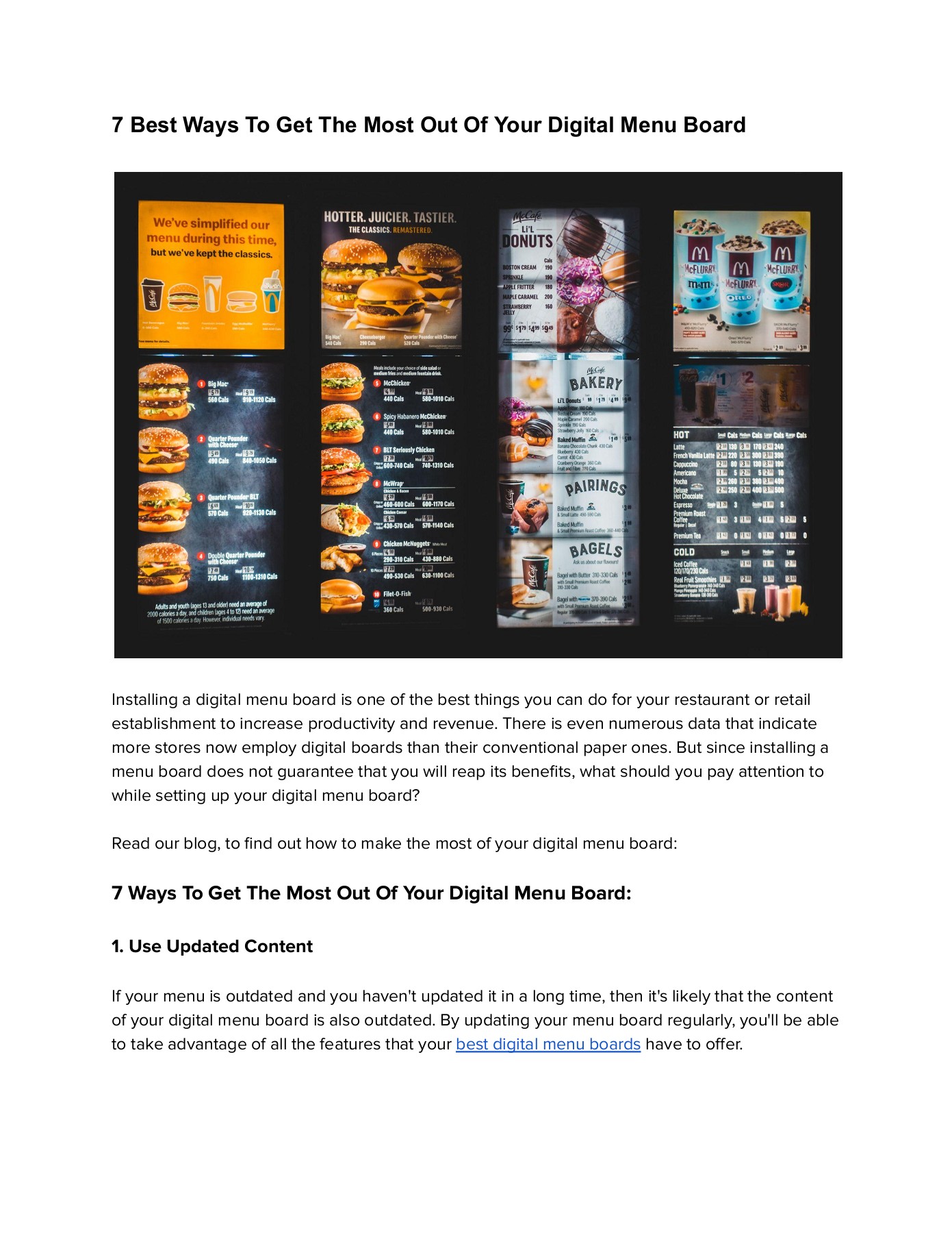 Digital menu boards software - kemekar595 - Page 1 - 4 | Flip PDF ...