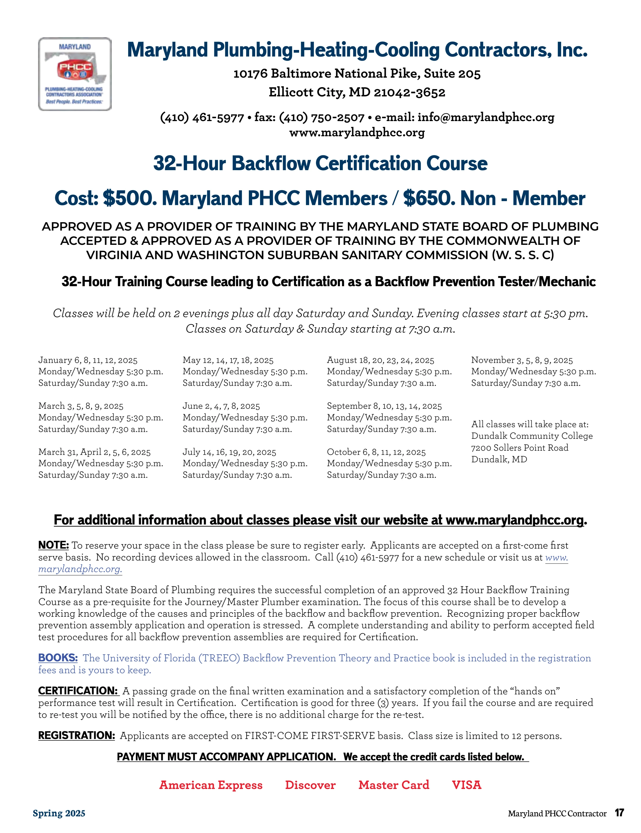 Maryland PHCC Contractor Spring 2025 - webrspr - Page 17 | Flip PDF ...