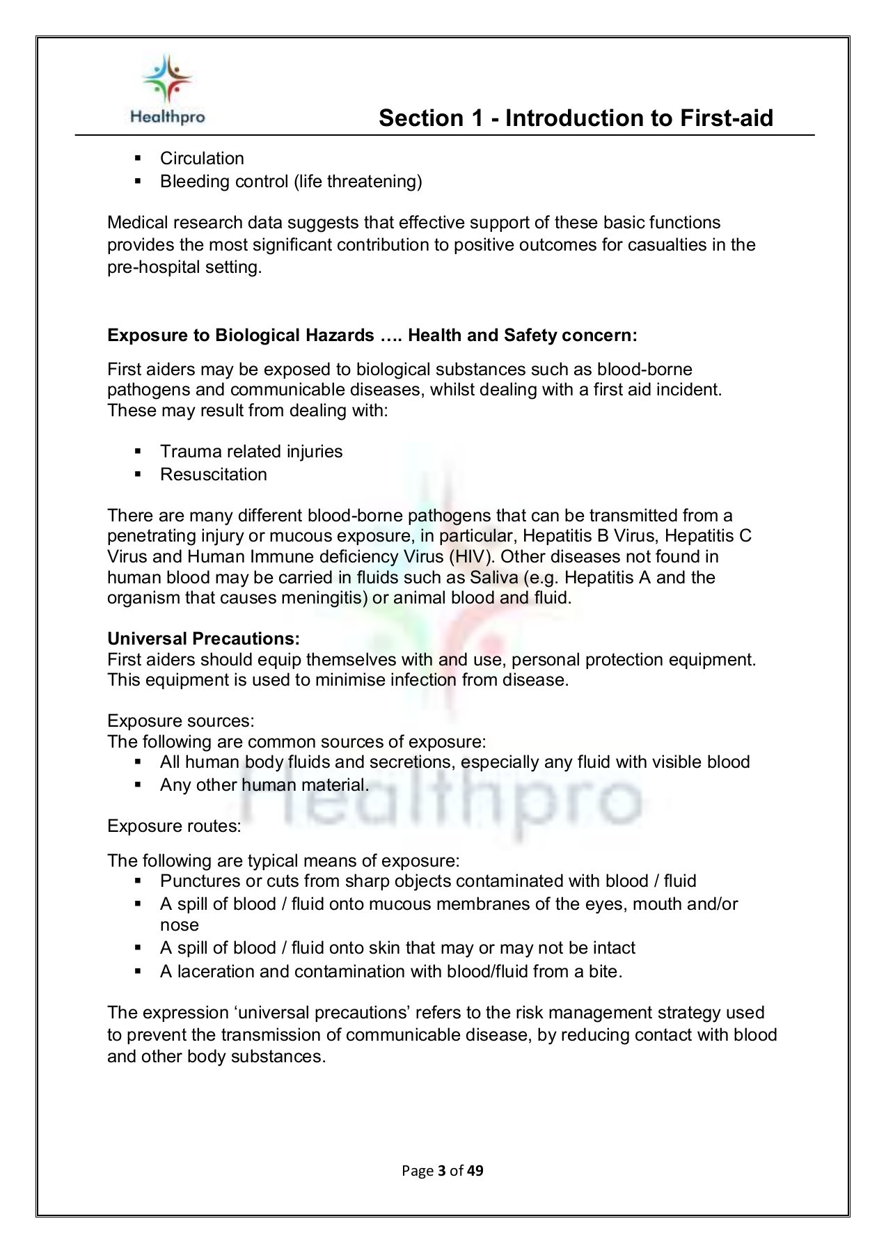 Section 1 - Introduction to First-aid - everysol.mumbai - Page 4 | Flip ...