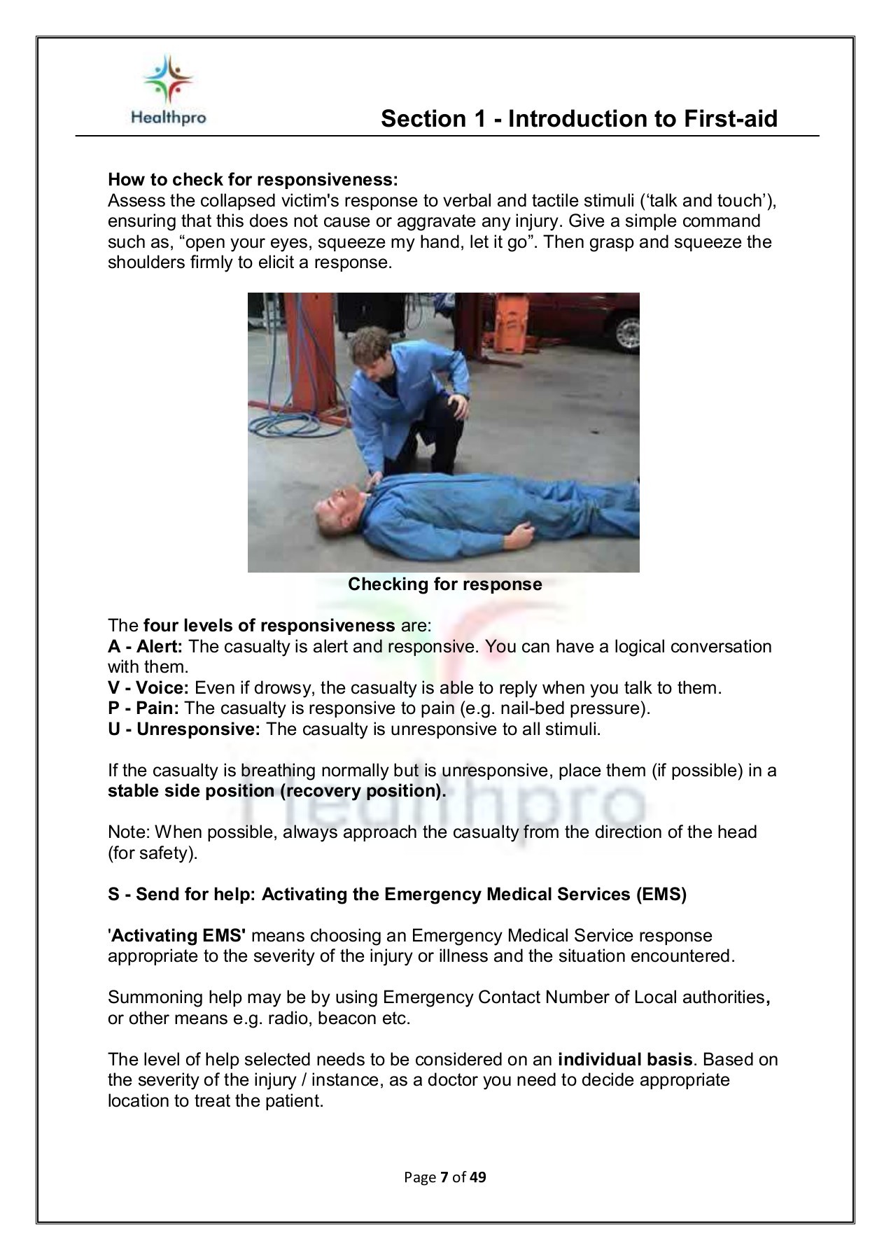 Section 1 - Introduction to First-aid - everysol.mumbai - Page 8 | Flip ...
