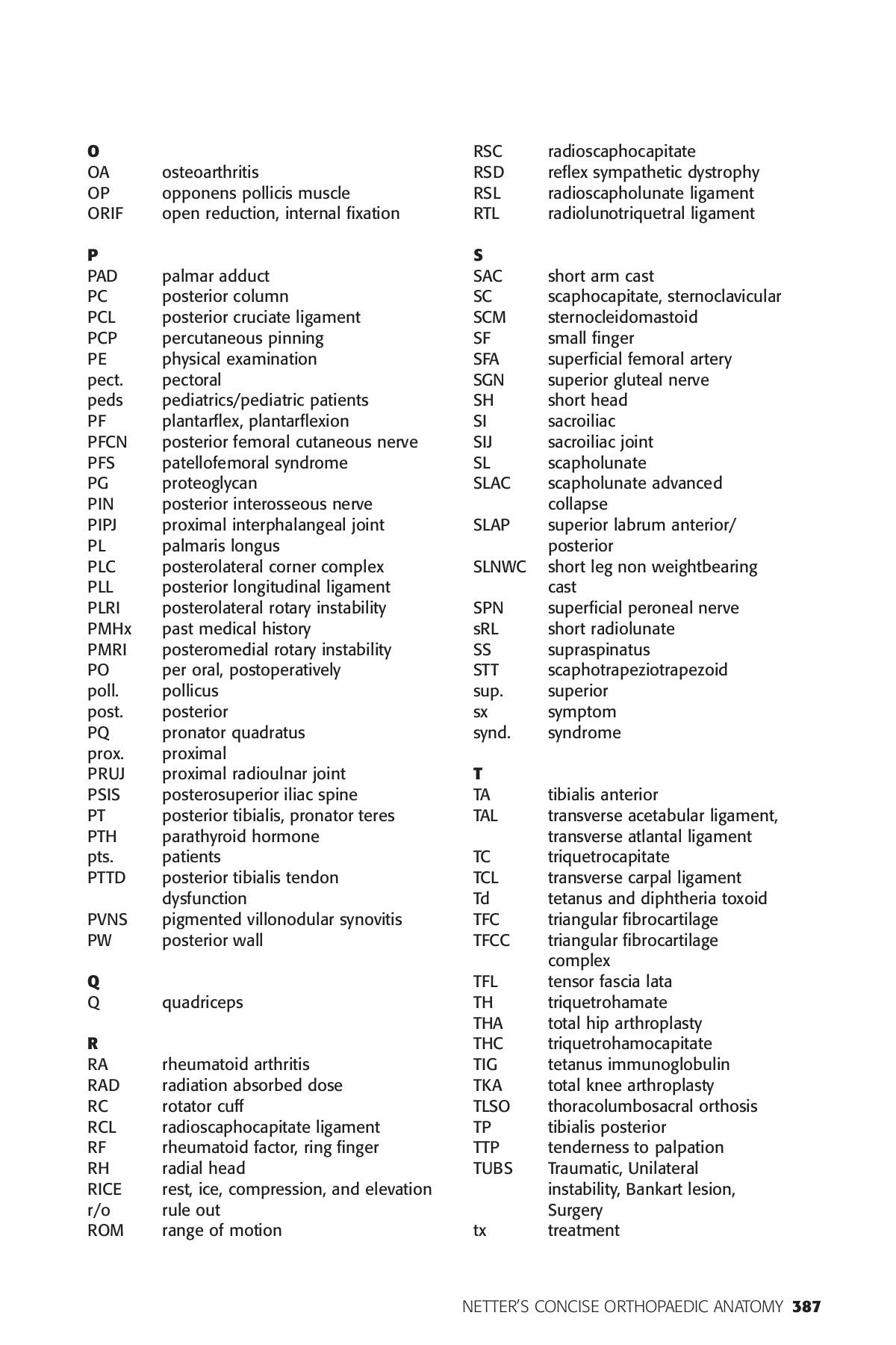 Netter Concise Orthopaedic Anatomy 2nd Edition - Horizon College of ...