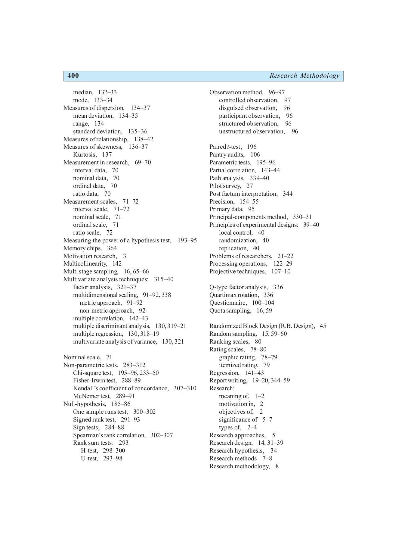 Research Methodology - Methods and Techniques (C.R.Kothari,Second ...