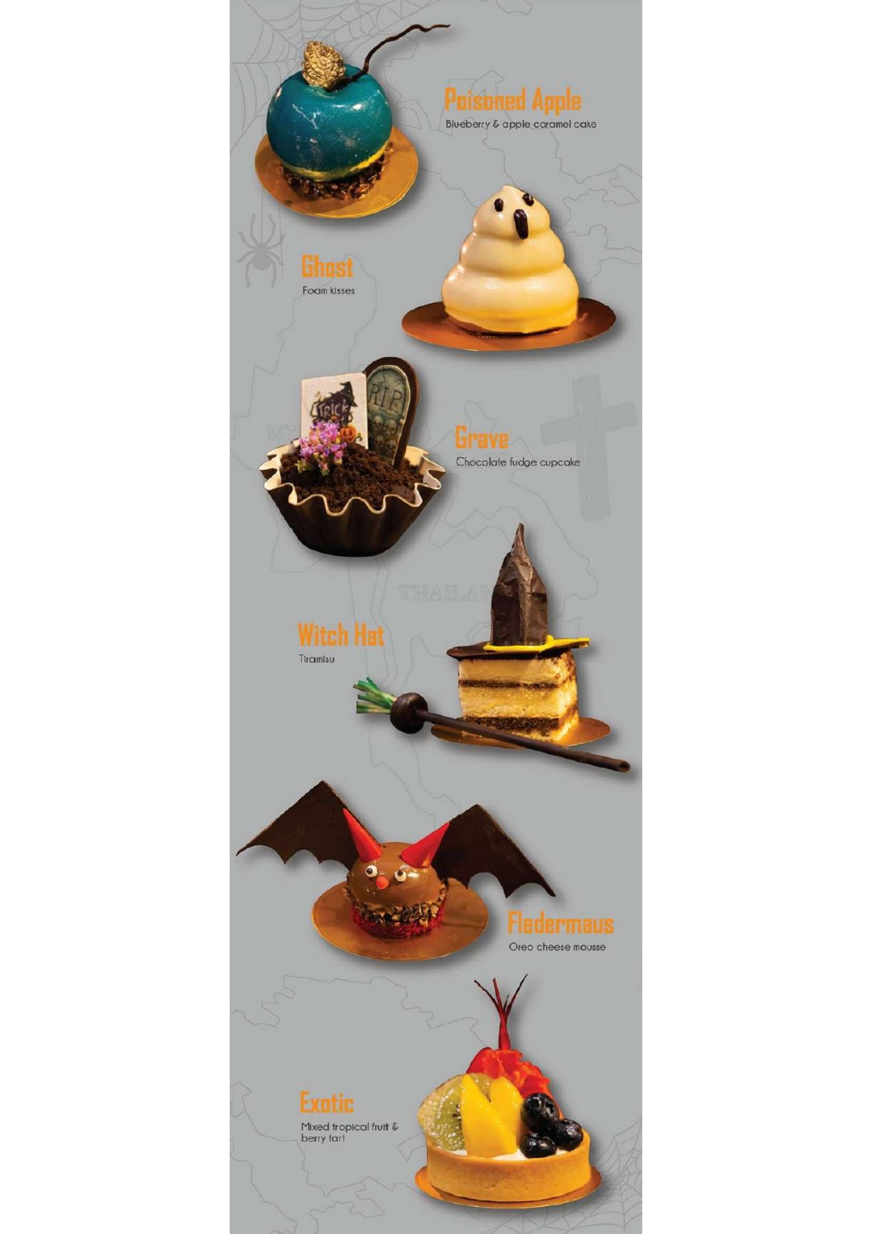 Halloween Fashionable High Tea Menu - Arthorn Chalee - Page 1 - 2 ...