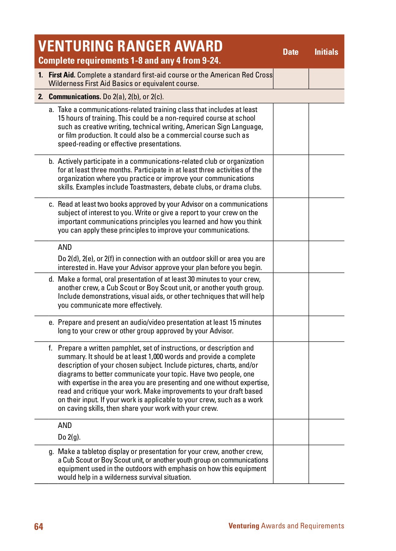 Ranger_Award_Requirements - nepabsavoa - Page 1 - 26 | Flip PDF Online ...