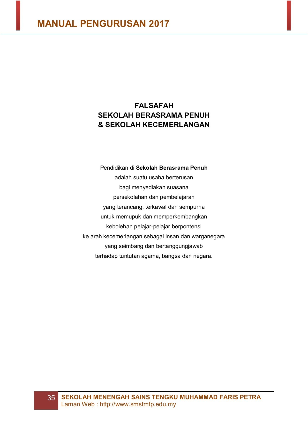 MANUAL PENGURUSAN 2017_2 - ezani.an - Muka Surat 35 | Membalik PDF Dalam talian | PubHTML5