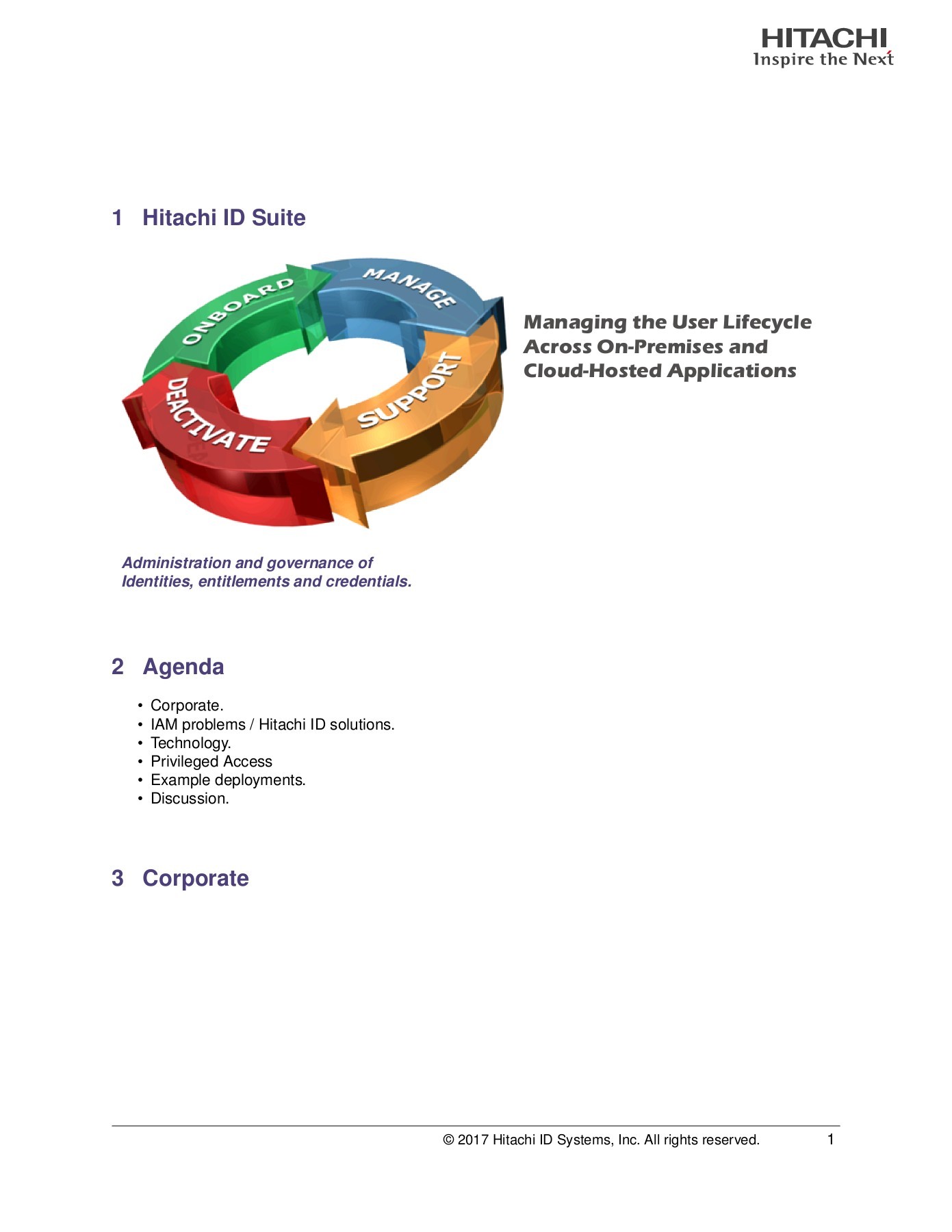 Hitachi ID Identity and Access Management Suite - hitachiid - Page 1 ...