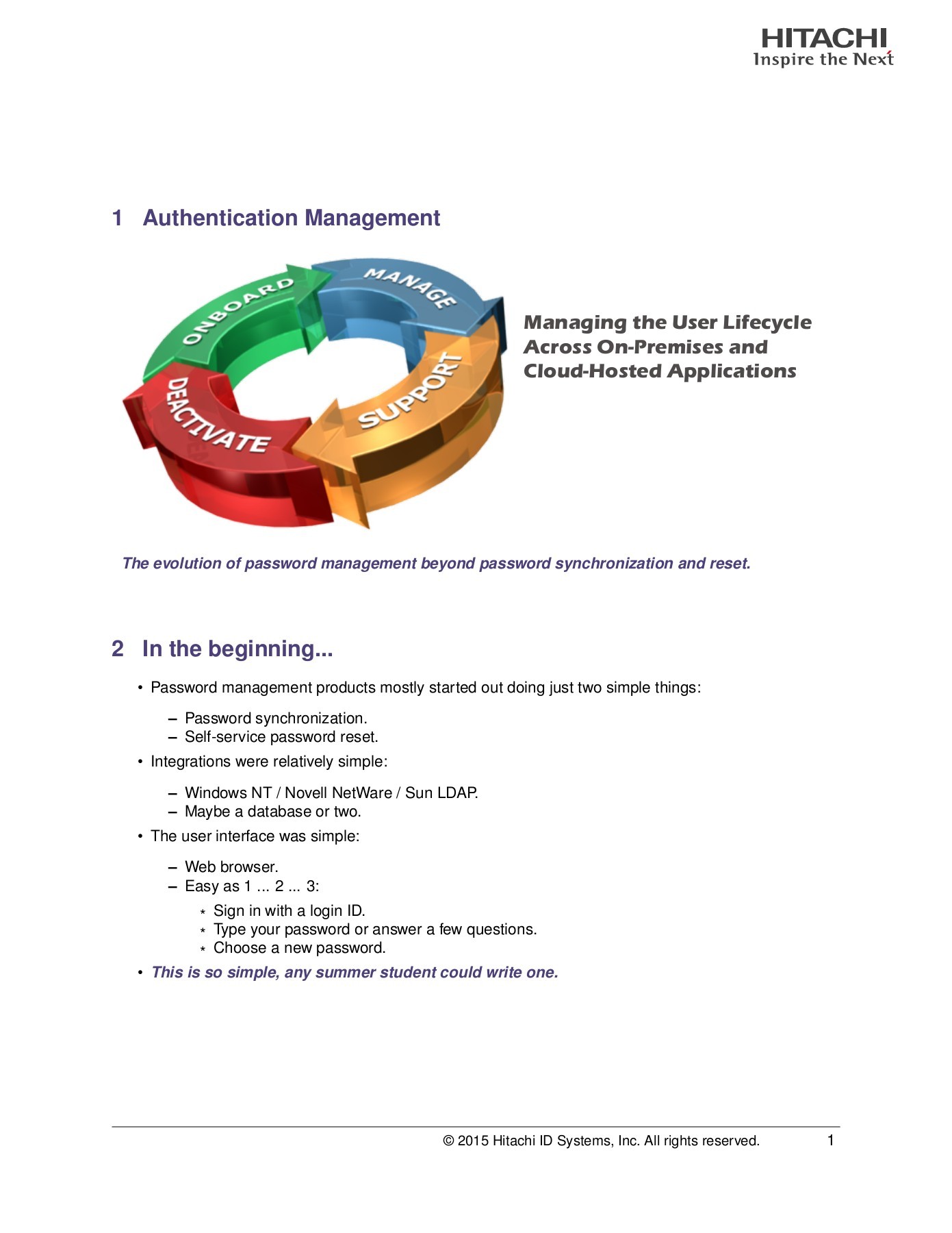 Authentication Management - hitachiid - Page 1 | Flip PDF Online | PubHTML5