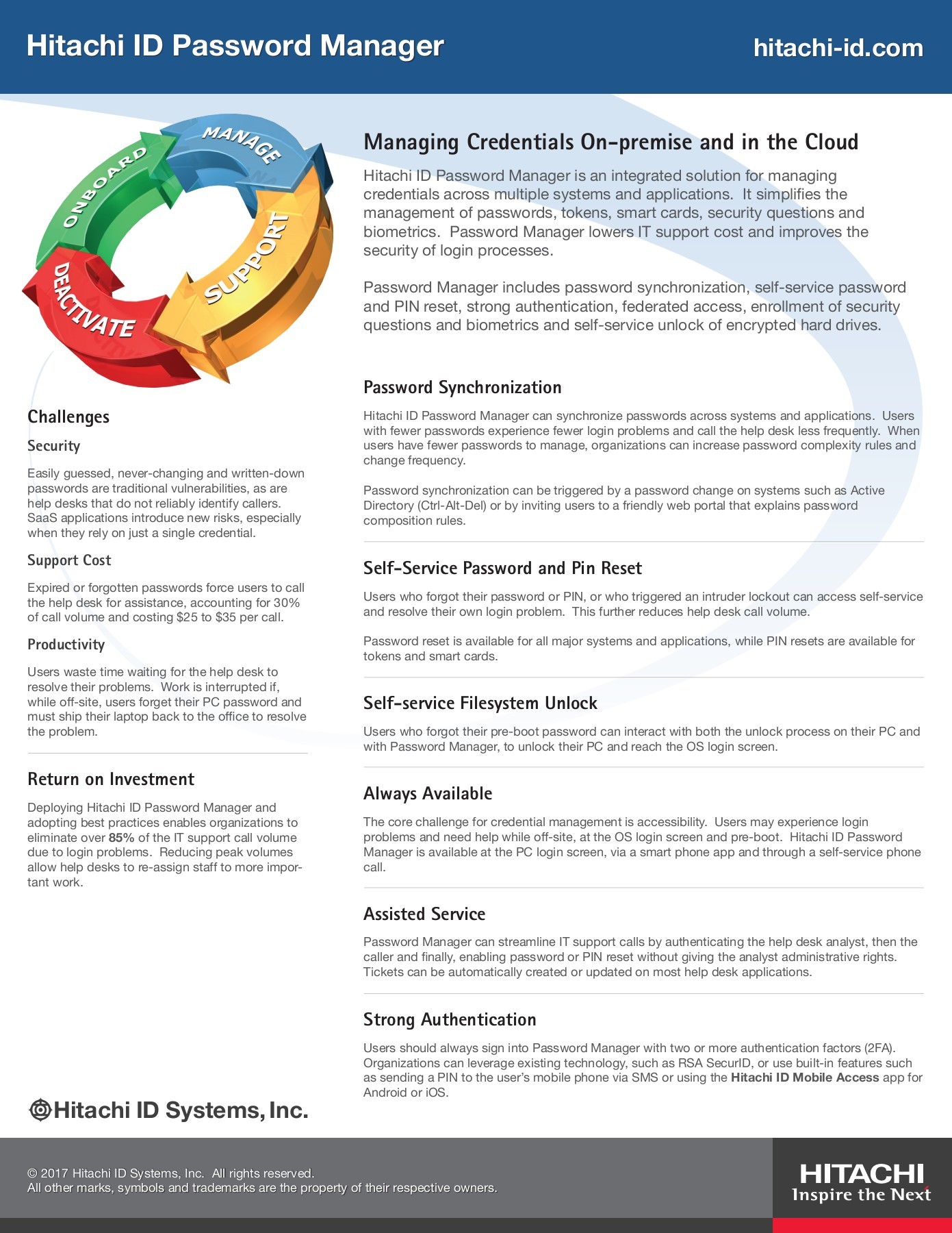 Hitachi ID Password Manager Brochure - hitachiid - Page 1 - 2 | Flip ...