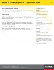 Hitachi ID Identity Express Brochure - hitachiid - Page 2 | Flip PDF ...