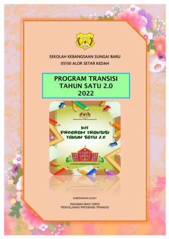 PROGRAM TRANSISI TAHUN 1 2022 - rahimah idris - Page 1 - 17 | Flip PDF ...