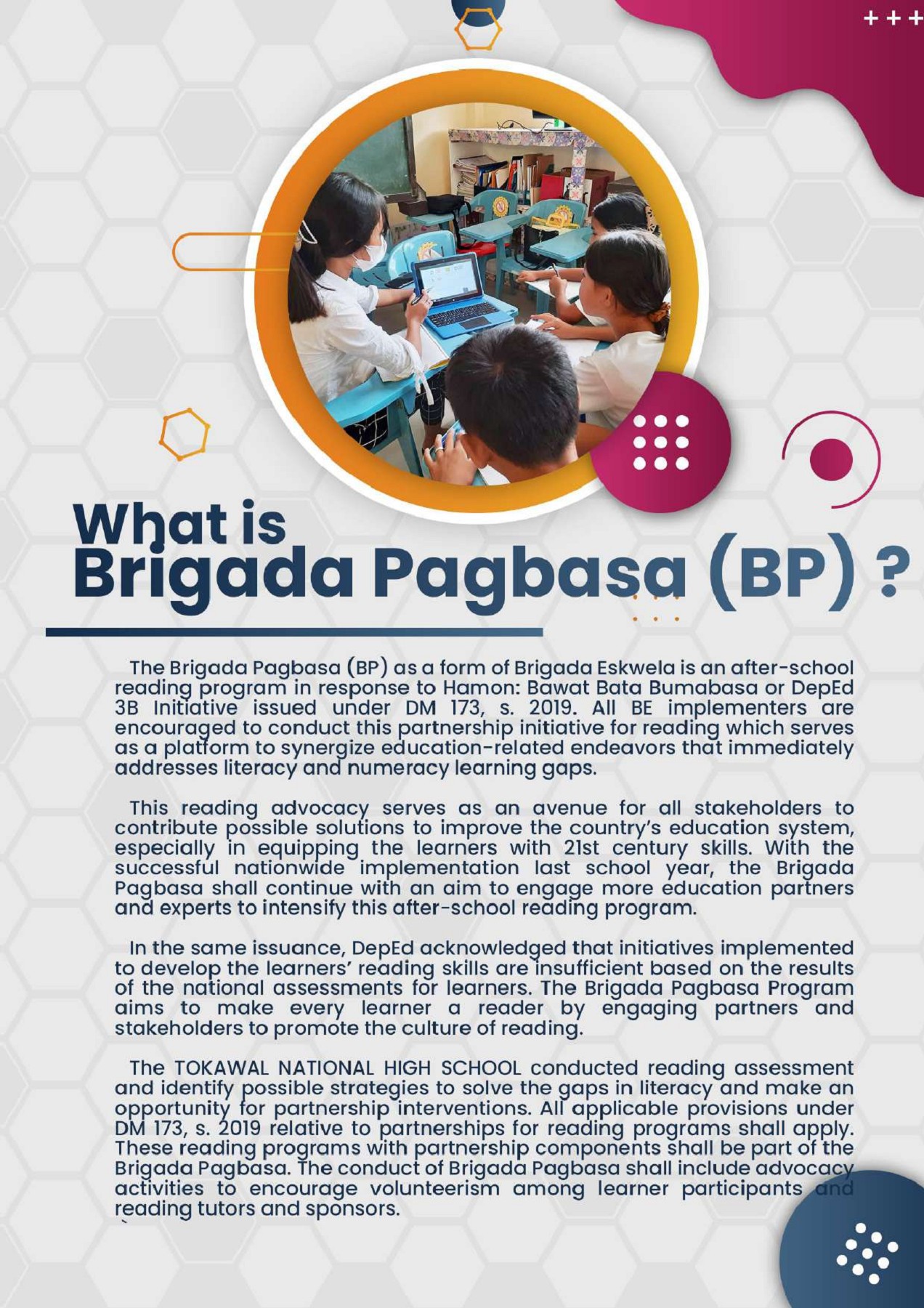 TOKAWAL NATIONAL HIGH SCHOOL BRIGADA PAGBASA 2022 MAGAZINE - dharell ...