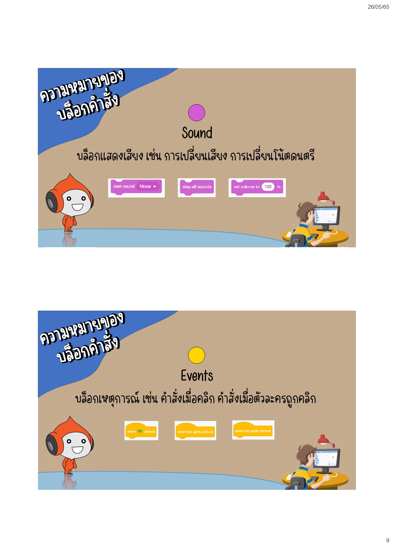 แผนการจัดการเรียนรู้ เรื่องรู้จักกับโปรแกรม Scratch - POAT_Jirayoot - หน้าหนังสือ 19 | พลิก PDF ...