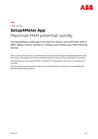 Setup4Meter - Guide - Baramee Thanomviriyasiri - Page 1 - 14 | Flip PDF ...