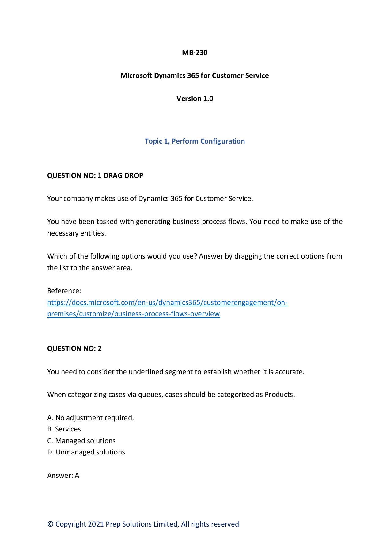 MB-230-Questions - prepawayreseller - Page 1 - 26 | Flip PDF Online ...