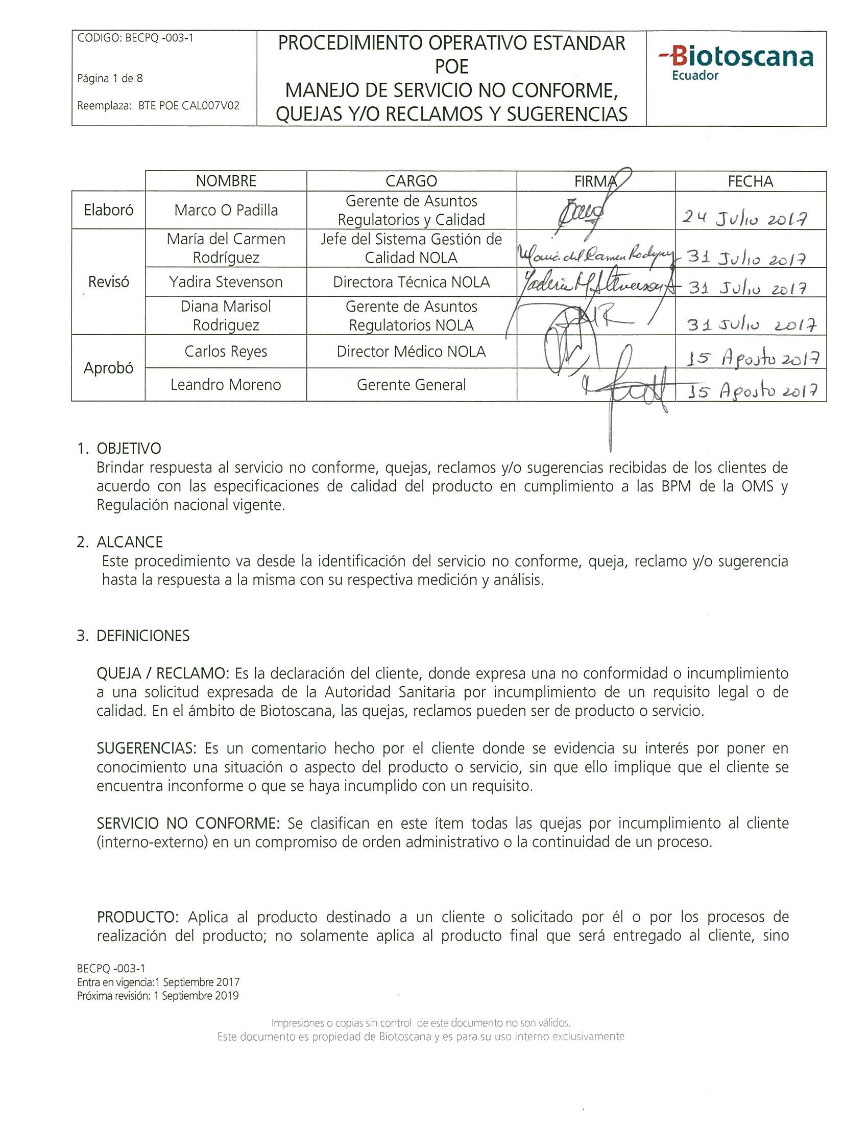 POE MANEJO DE QUEJAS Y RECLAMOS - soporte - Página 1 - 9 | Flip PDF en ...