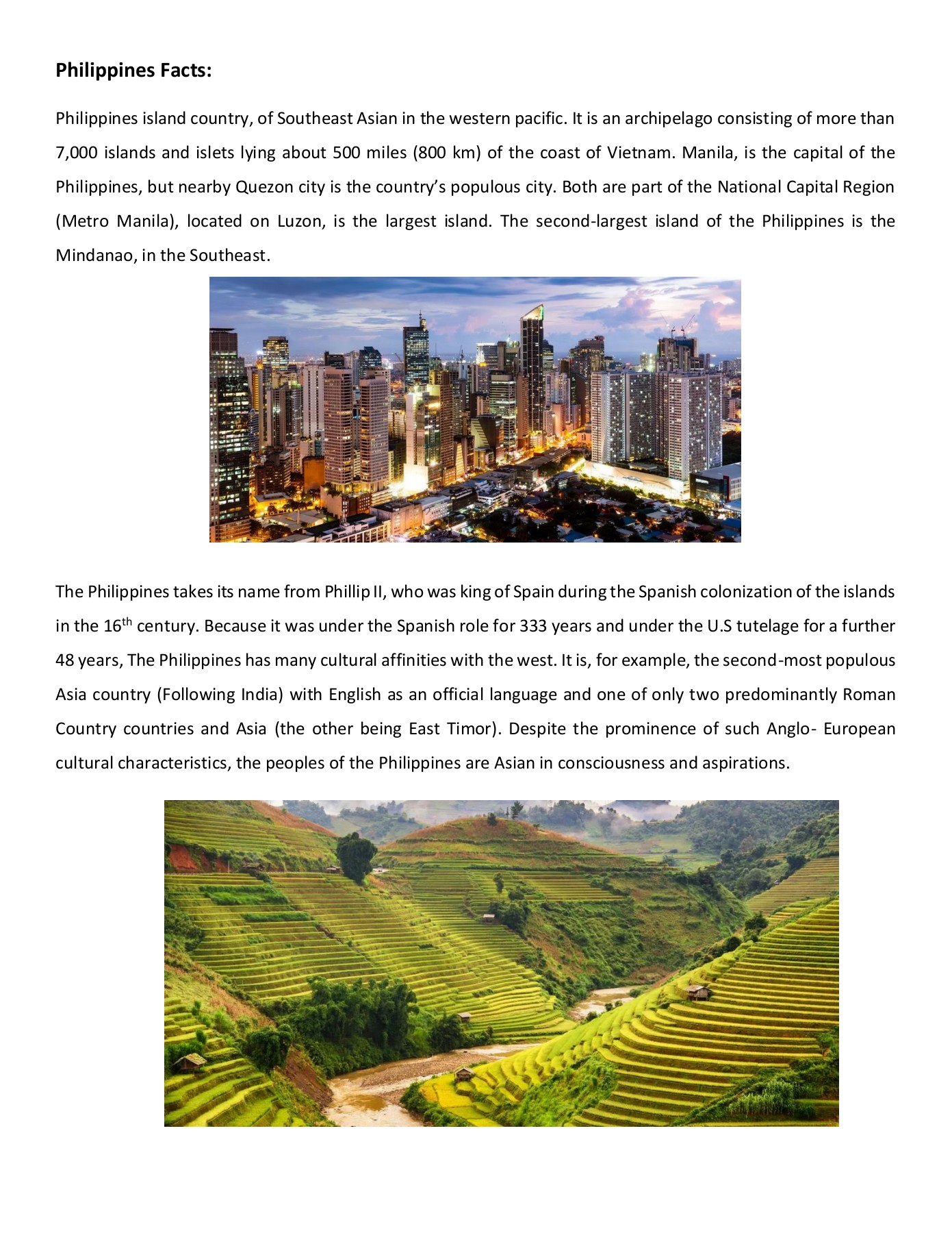 Philippines Facts - landichojjl - Page 1 - 2 | Flip PDF Online | PubHTML5