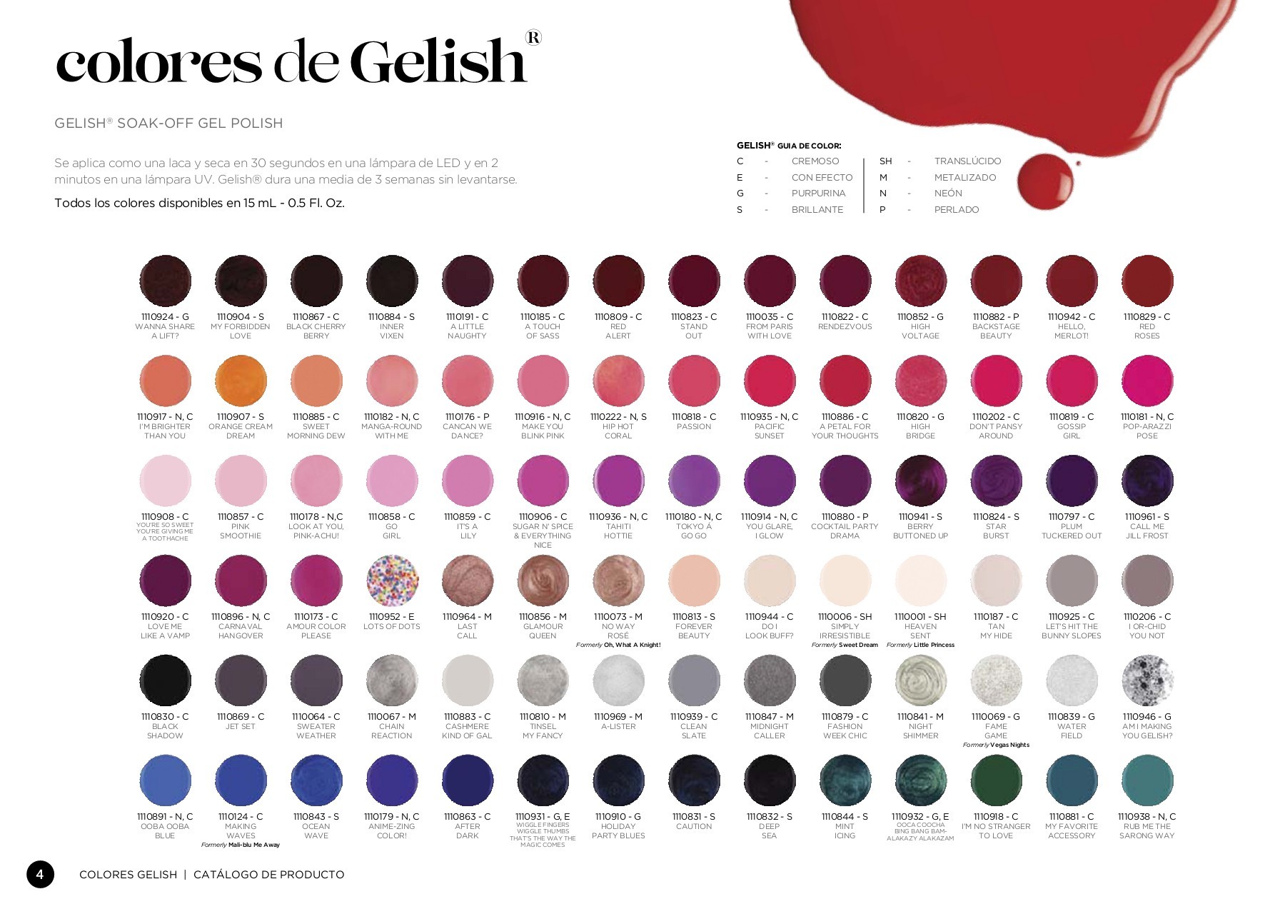 Catálogo Gelish - daviddaluzgonzalez - Página 4 | Flip PDF en línea ...
