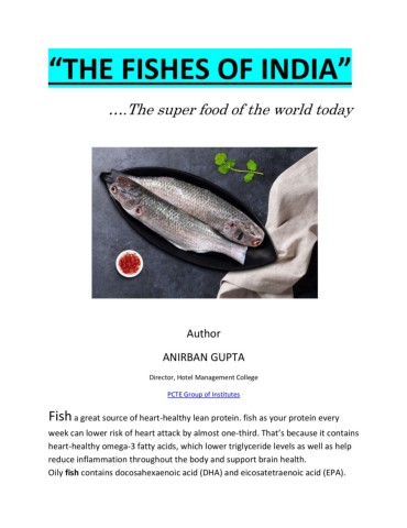 The Fishes of India