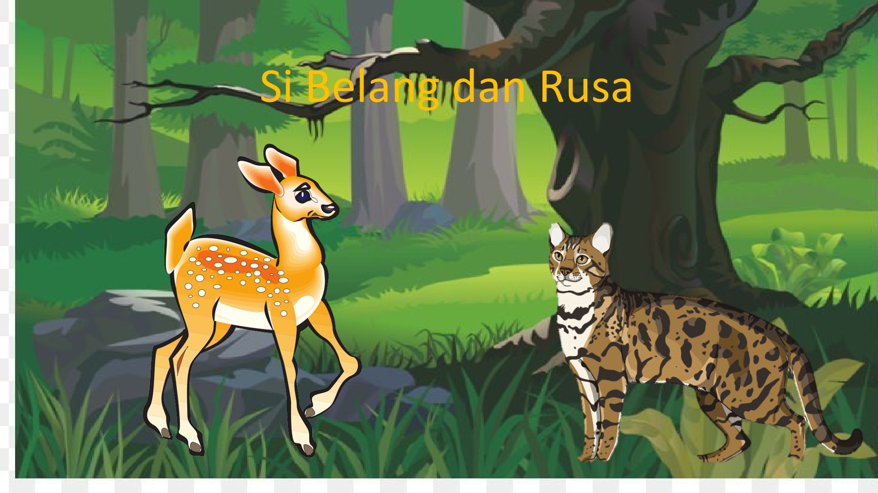 Si Belang dan Si Rusa - Normalia Eka Pratiwi - Halaman 1 - 17 | PDF ...