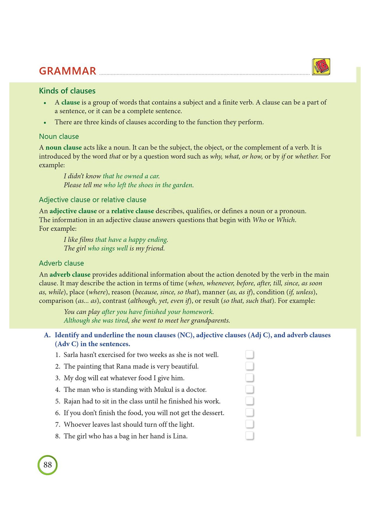 English Alive Coursebook 8 - Baladithya K - Page 88 | Flip PDF Online ...
