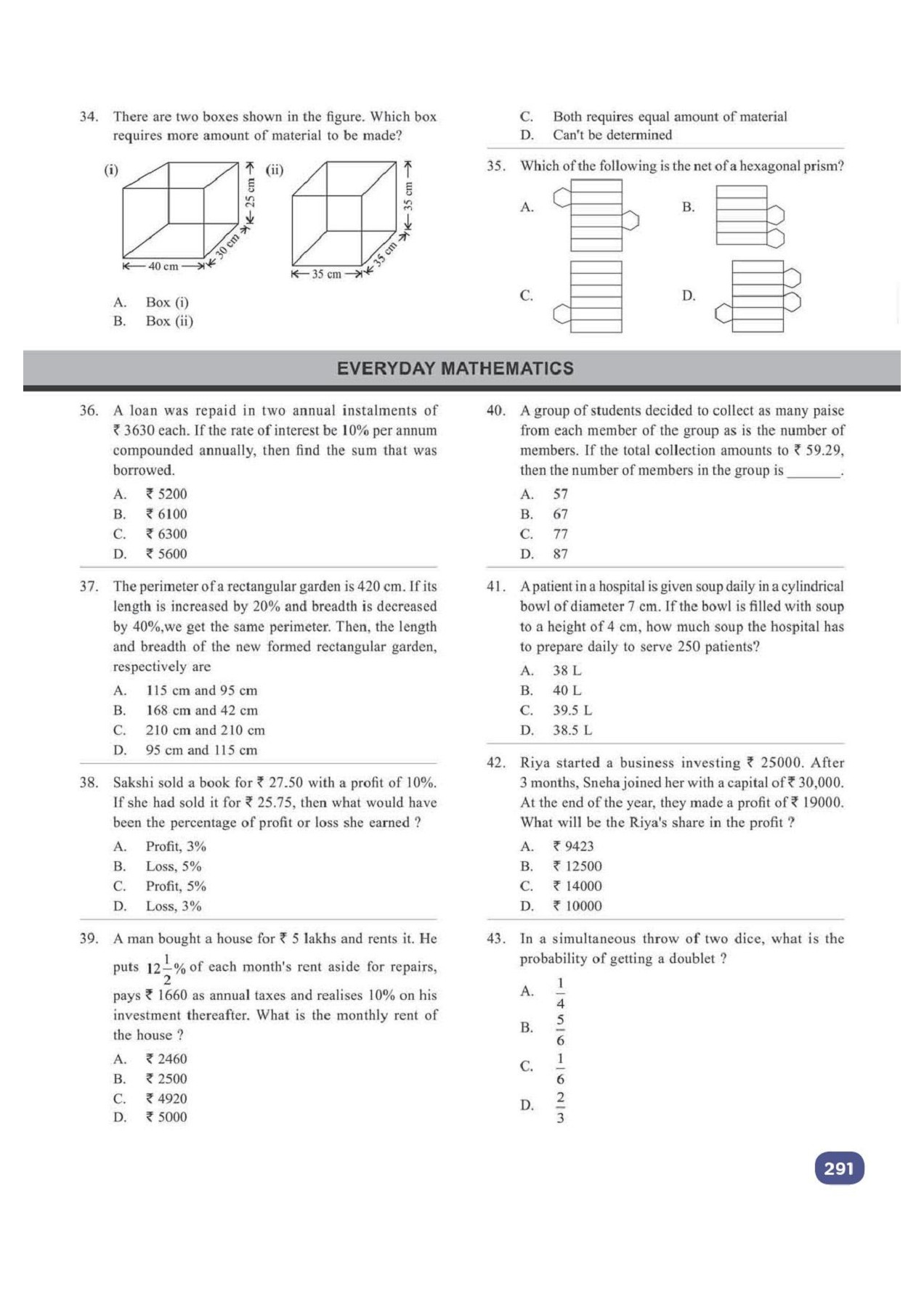 Maths Zone 8 - Baladithya K - Page 291 | Flip PDF Online | PubHTML5