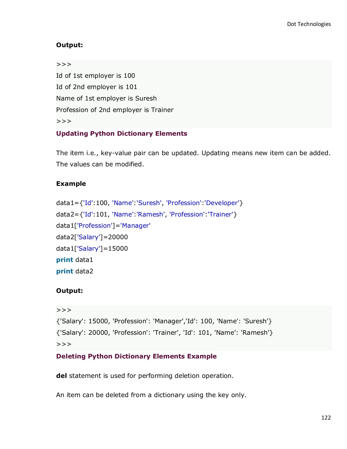 Python Tutorial - chetan.135 - Page 122 | Flip PDF Online | PubHTML5