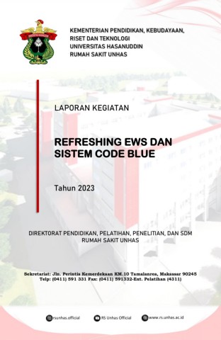 LAPORAN KEGIATAN REFRESHING EWS DAN SISTEM CODE BLUE - Pendidikan ...