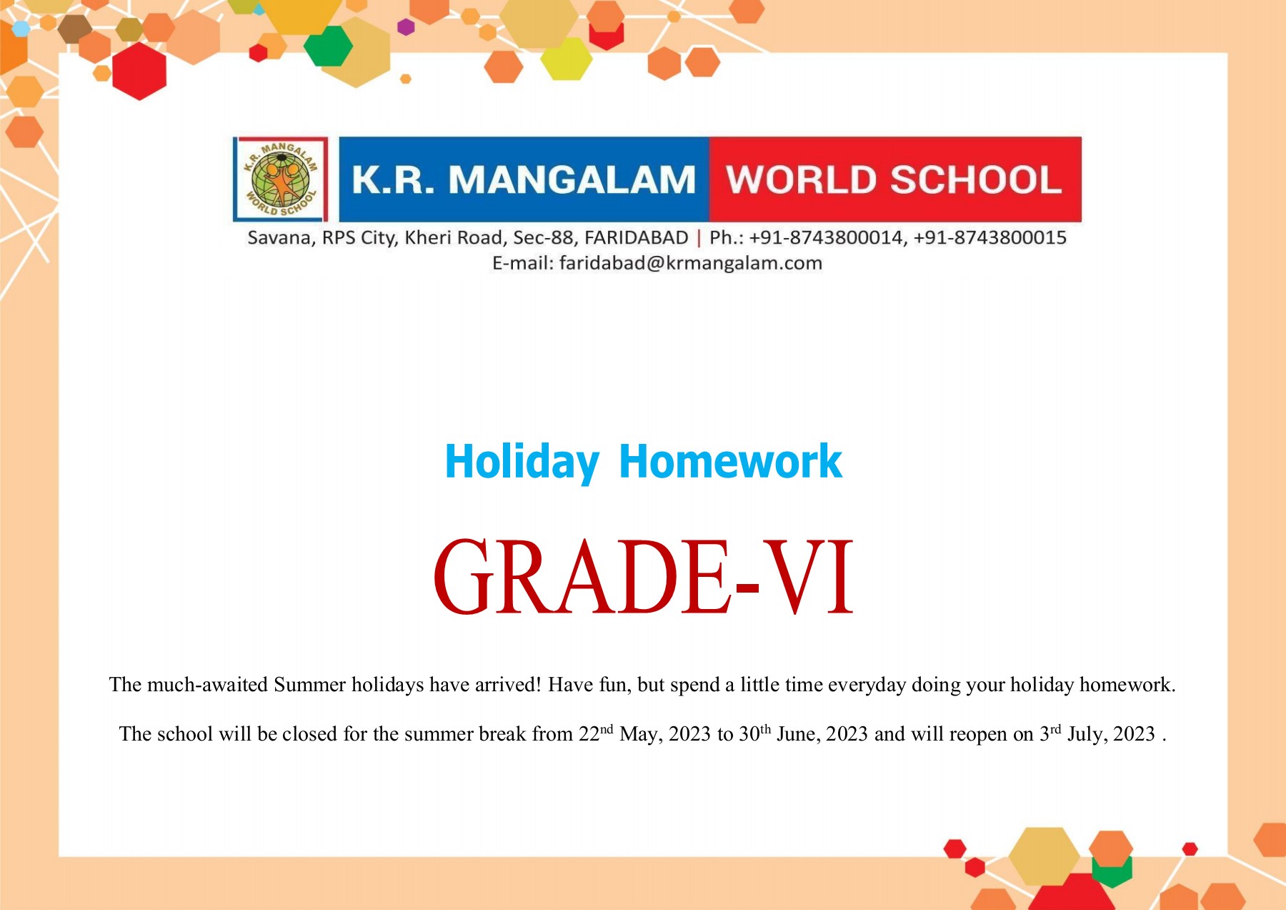 CLASS-VI-SUMMER_HHW - nandini bhattacharya - Page 1 - 15 | Flip PDF Online | PubHTML5