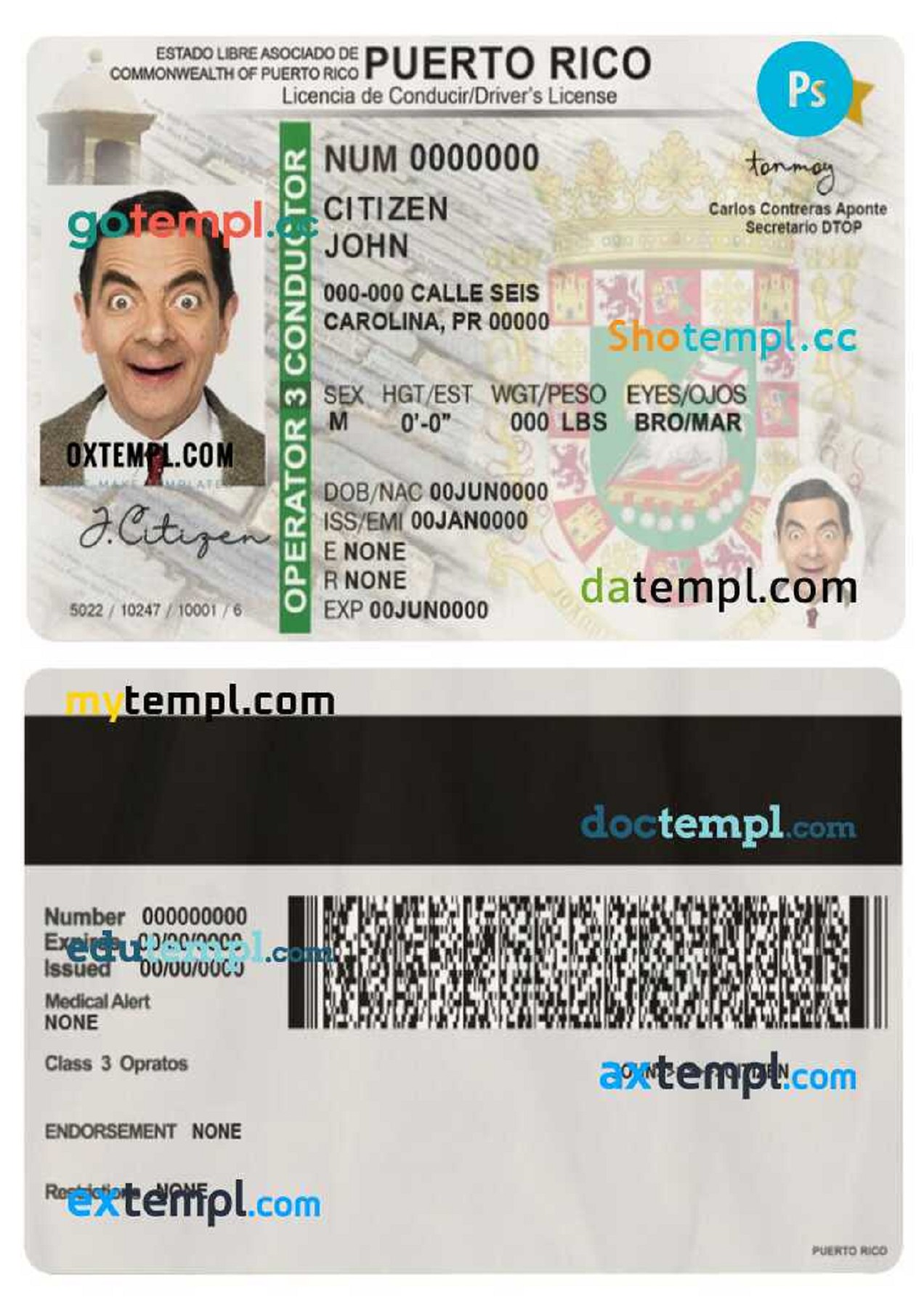 Puerto Rico driving license - pretemplstore - Page 1 - 10 | Flip PDF ...