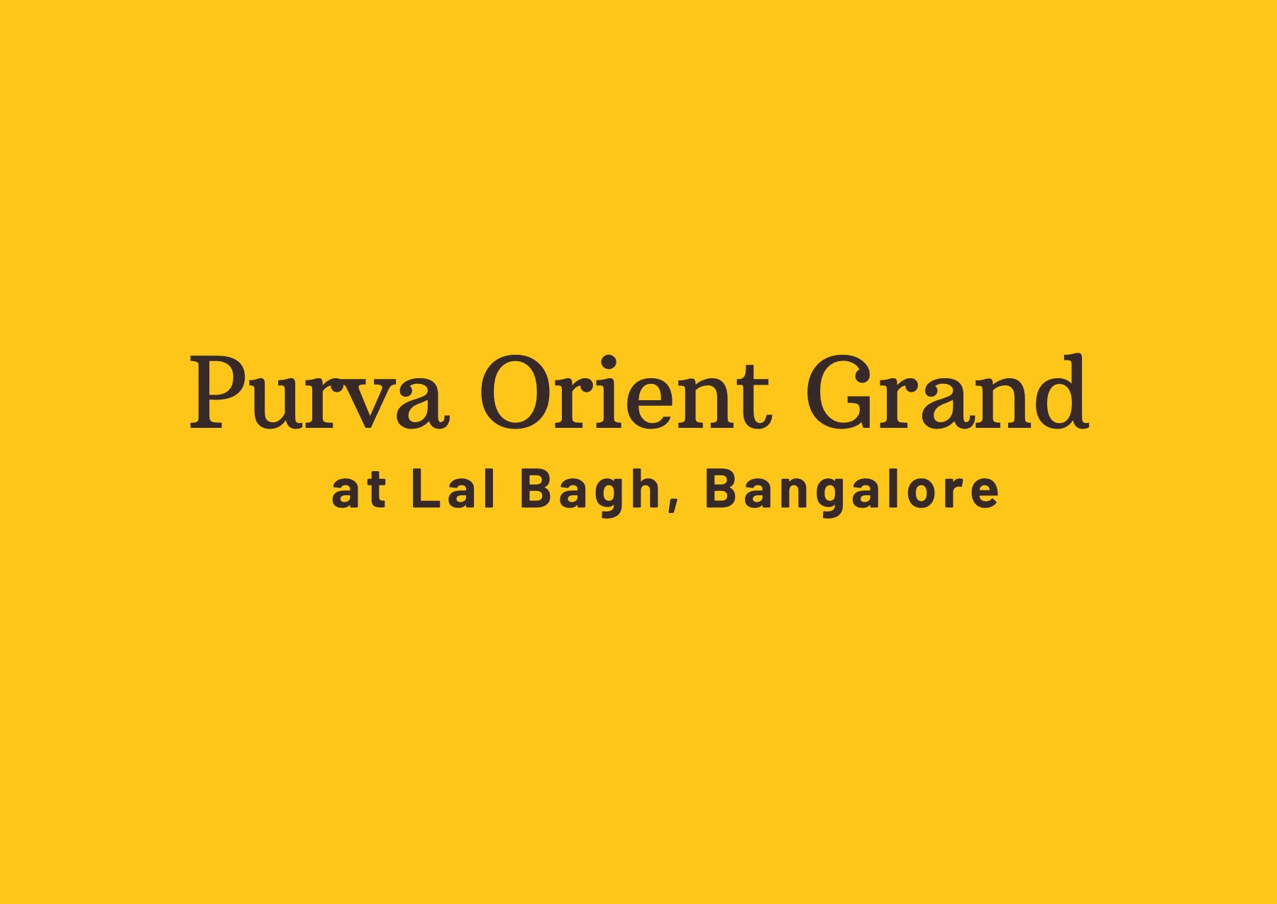 Purva Orient Grand Lal Bagh Bengaluru E-brochure - Ahan - Page 1 - 13 | Flip PDF Online | PubHTML5