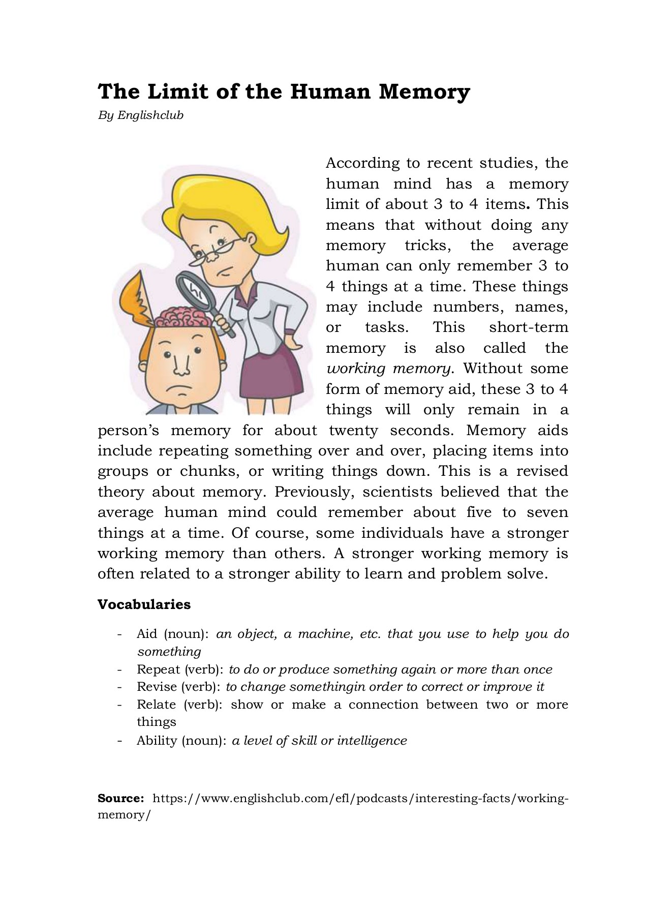 The Limit of the Human Memory - inayati0017pasca.2018 - Page 1 - 1 ...