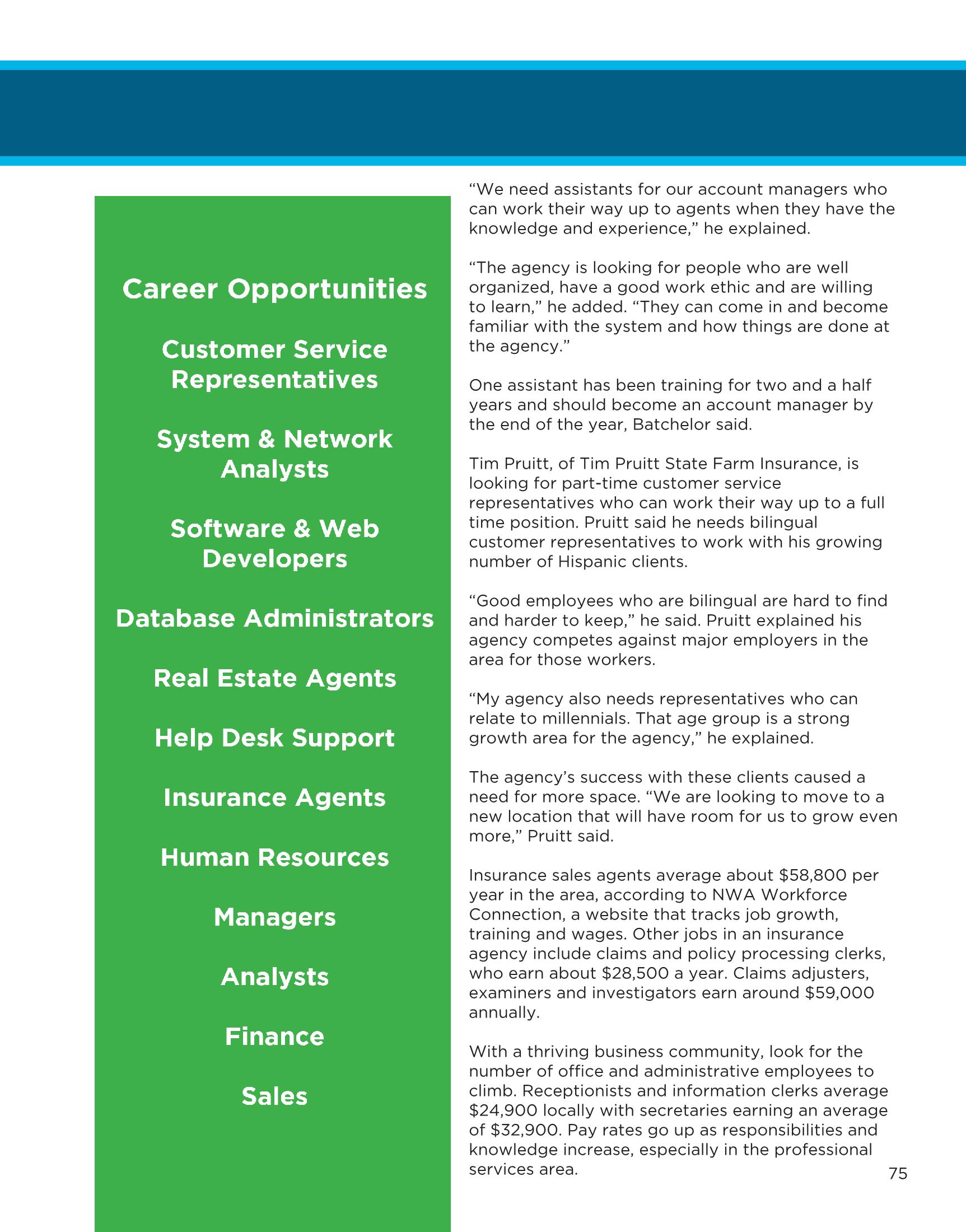 AIM Career Guide - brooke - Page 76 | Flip PDF Online | PubHTML5