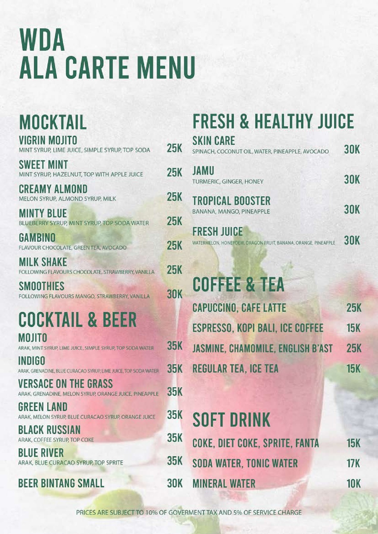 Menu Ala Carte WDA 2021 - warungdapuralam - Page 1 | Flip PDF Online ...