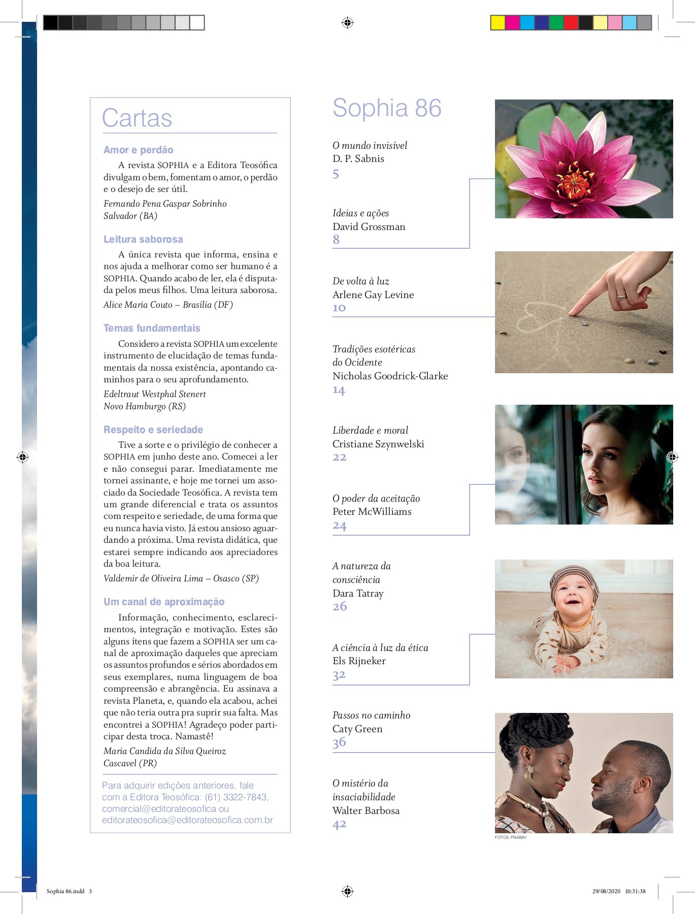 Revista Sophia nº 86 - Editora Teosofica - Página 3 | PDF Online | PubHTML5