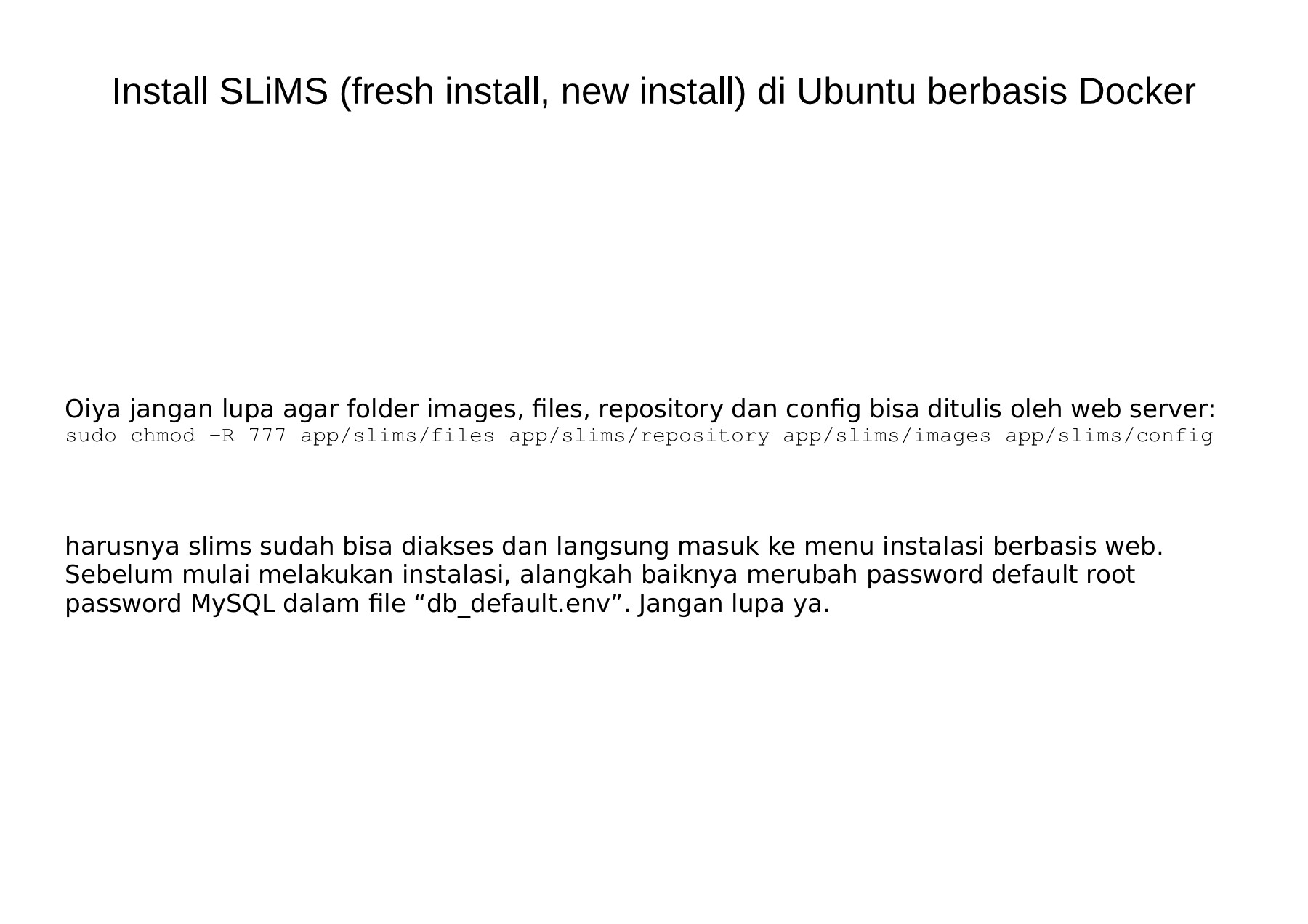 tutorial_instalasi_slims_berbasis_docker_v1 - Nono Sutisno - Halaman 6 | PDF Online | PubHTML5