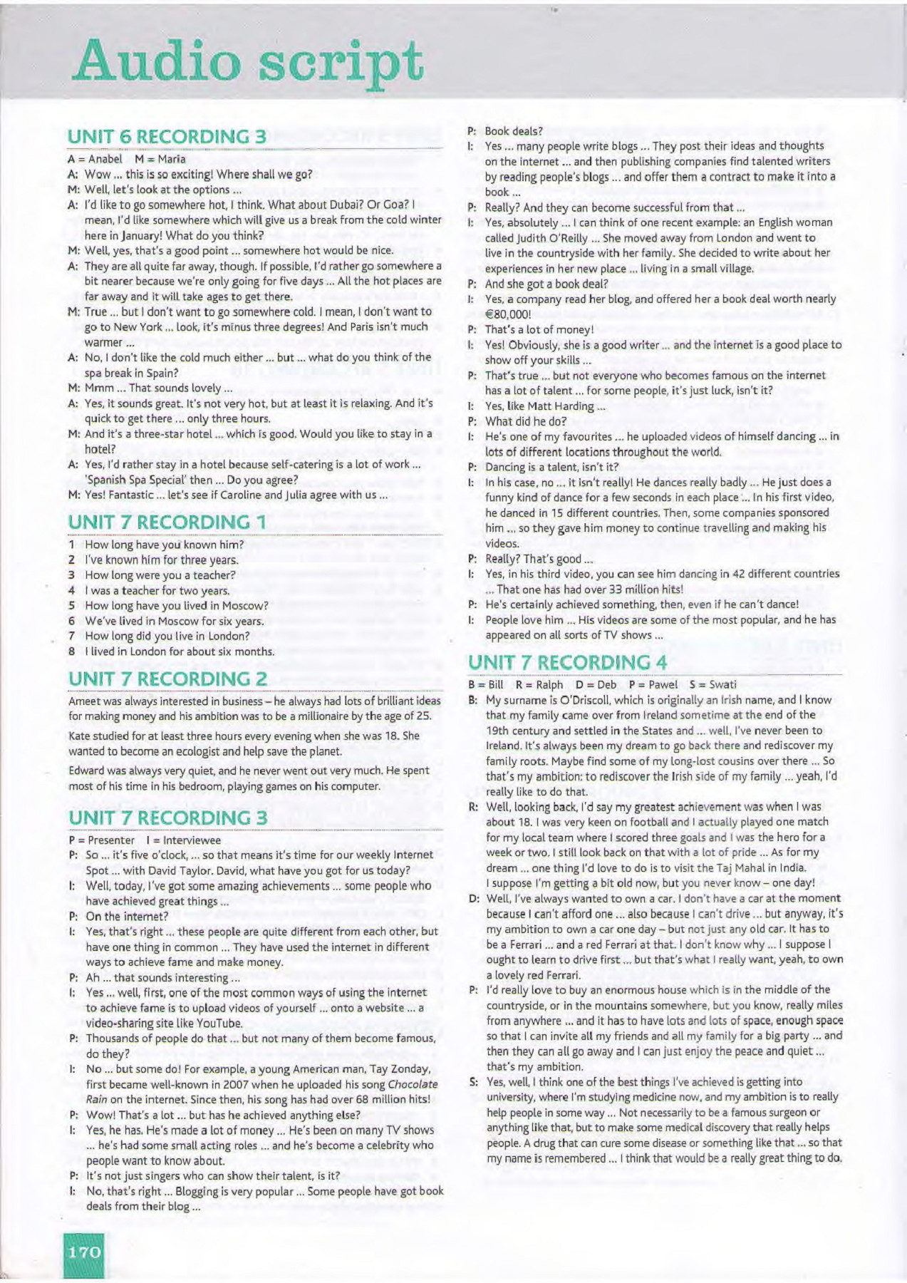 E-Book Pre-Intermediate - Byron Henriquez - Page 170 | Flip PDF Online | PubHTML5