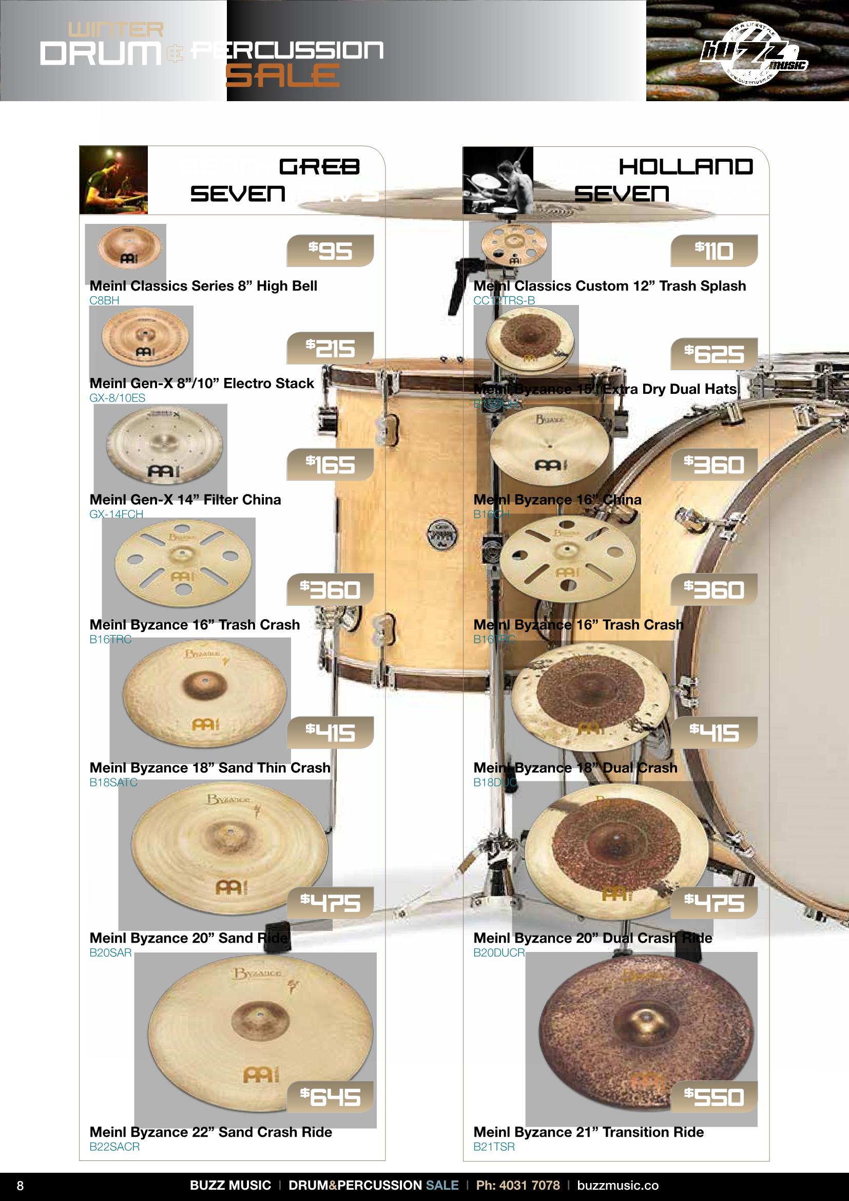 Buzz Drum Catalogue 2016 - mcharmermusic - Page 8 | Flip PDF Online ...