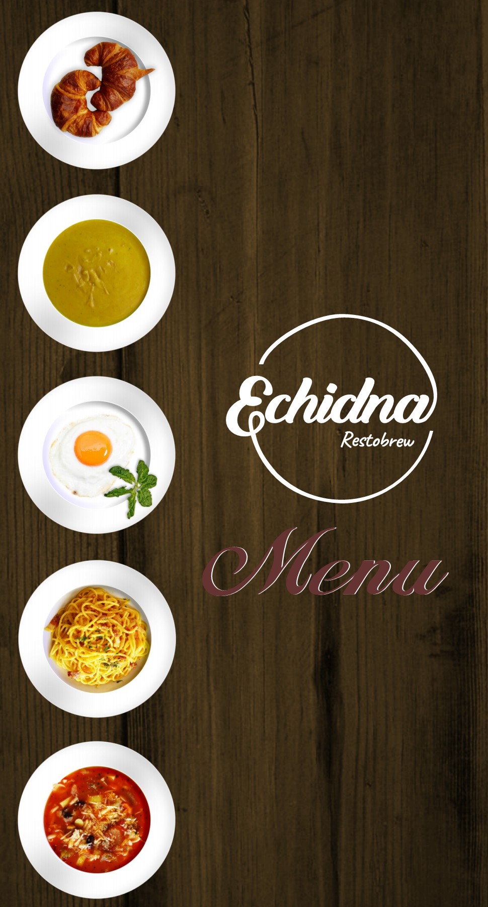 Echidna Menu - Deep Wadhwani - Page 1 - 12 | Flip PDF Online | PubHTML5