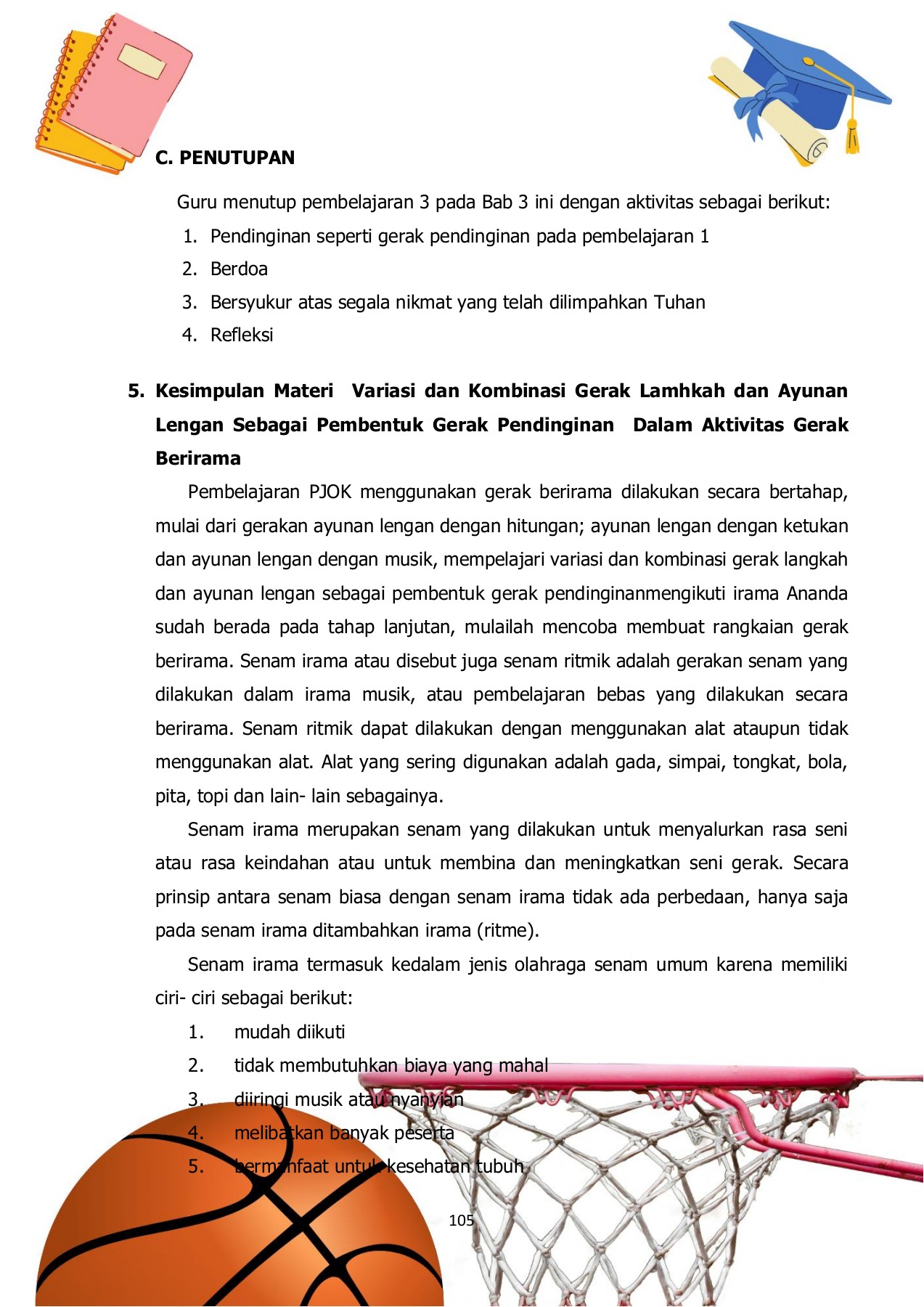 E - WORKSHEET PJOK IX PGRI - sportyfootypenjaskes - Halaman 108 | PDF ...