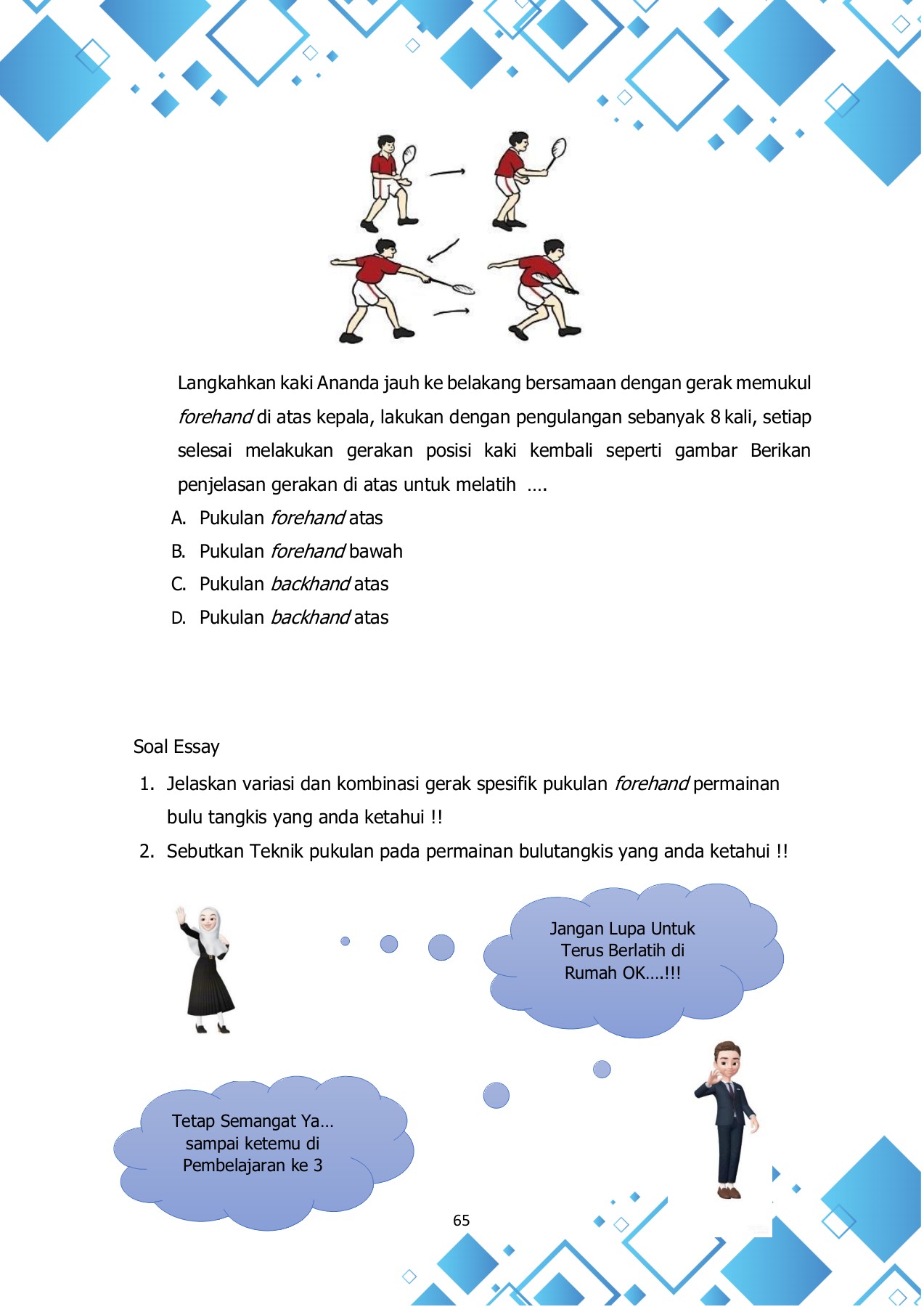 E - WORKSHEET PJOK 9 JADI - sportyfootypenjaskes - Halaman 68 | PDF ...