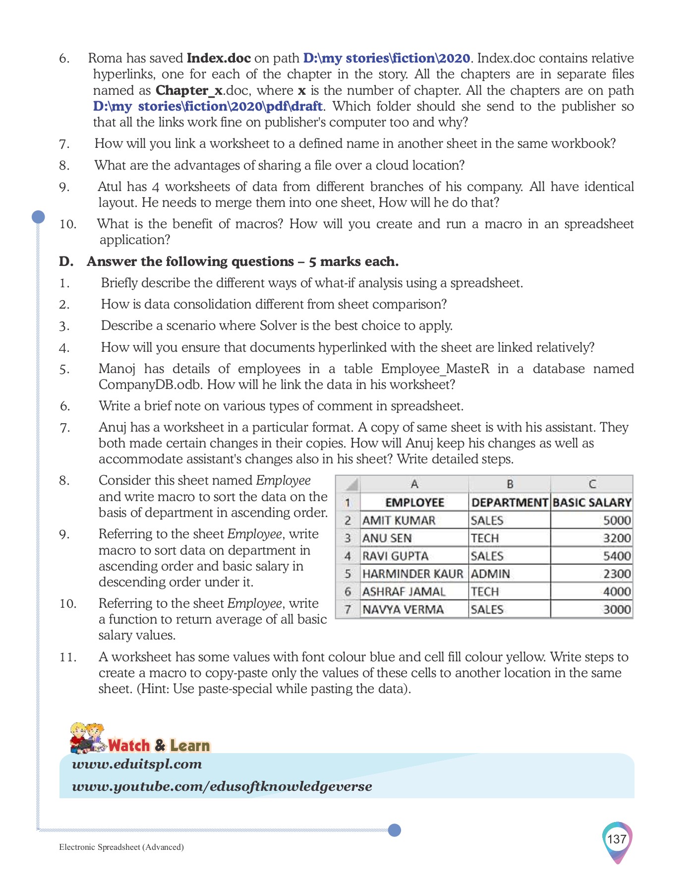 Code 402 class 10 Open Office - Edusoft Drive - Page 138 | Flip PDF ...