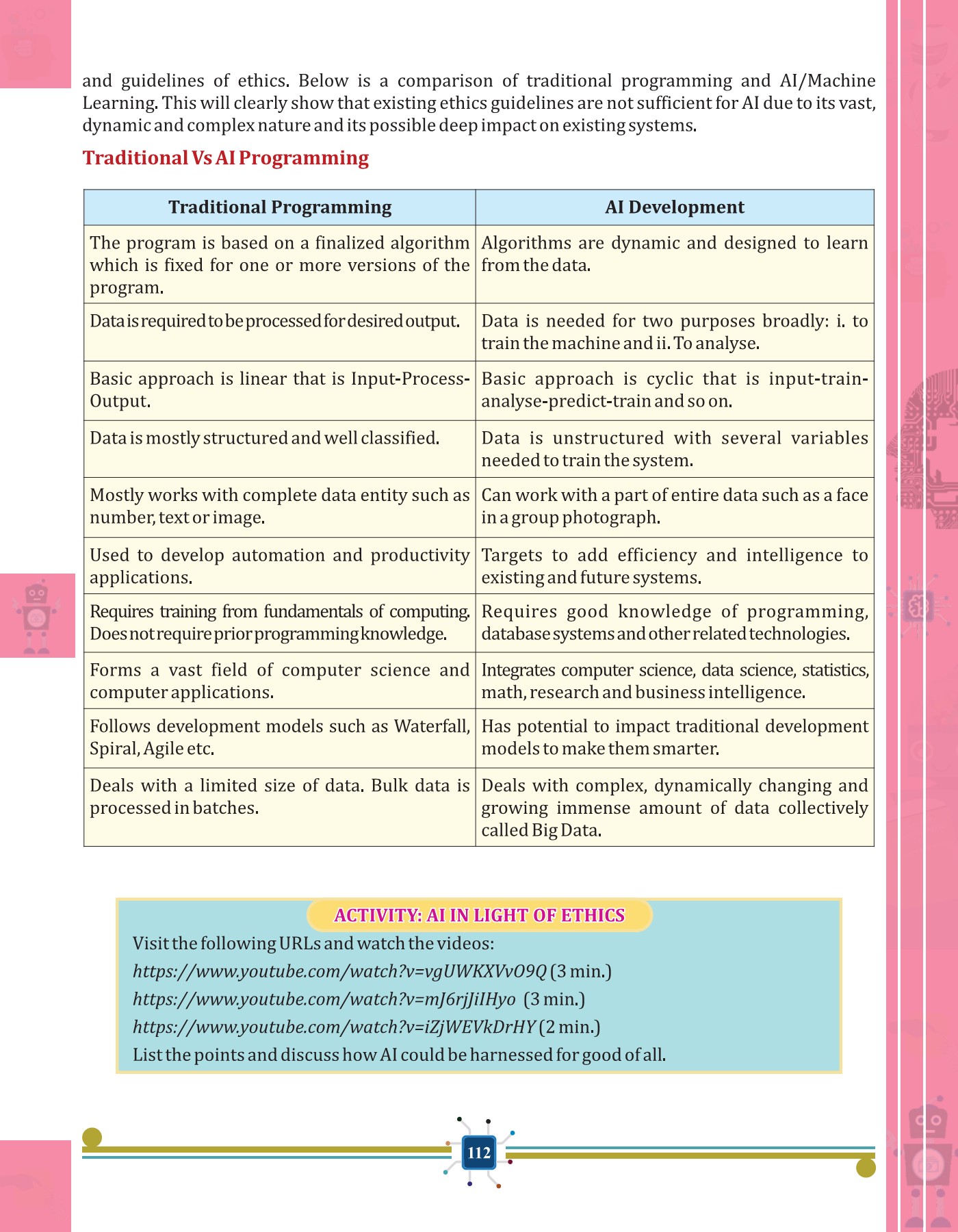 Artificial Intelligence CBSE Code 417 Class – IX - Edusoft Drive - Page 113 | Flip PDF Online ...